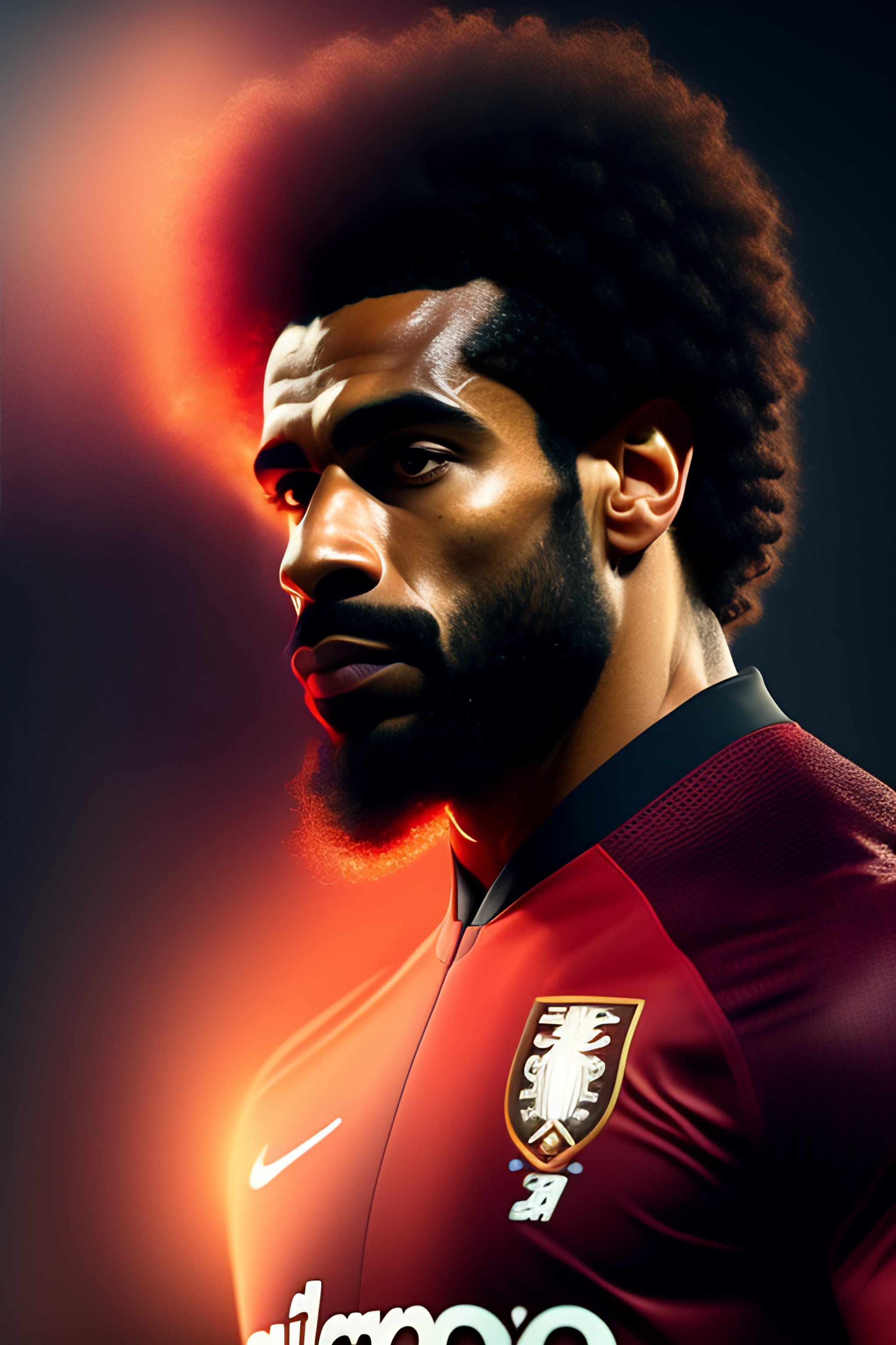 Lexica - (Mo Salah) as (black panther) , full body,photo realistic ...