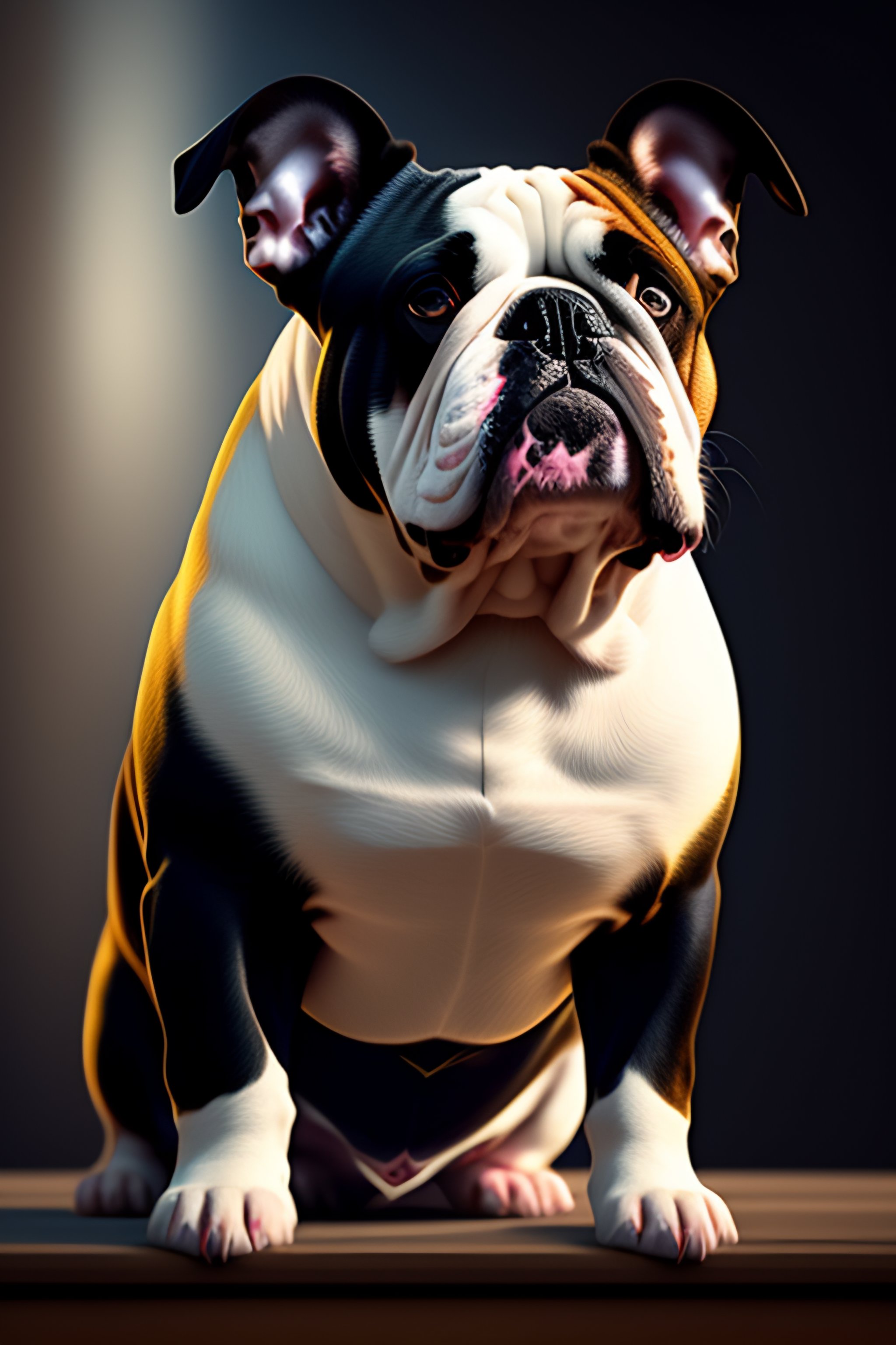 Lexica - Bulldog like batman lumen 4k