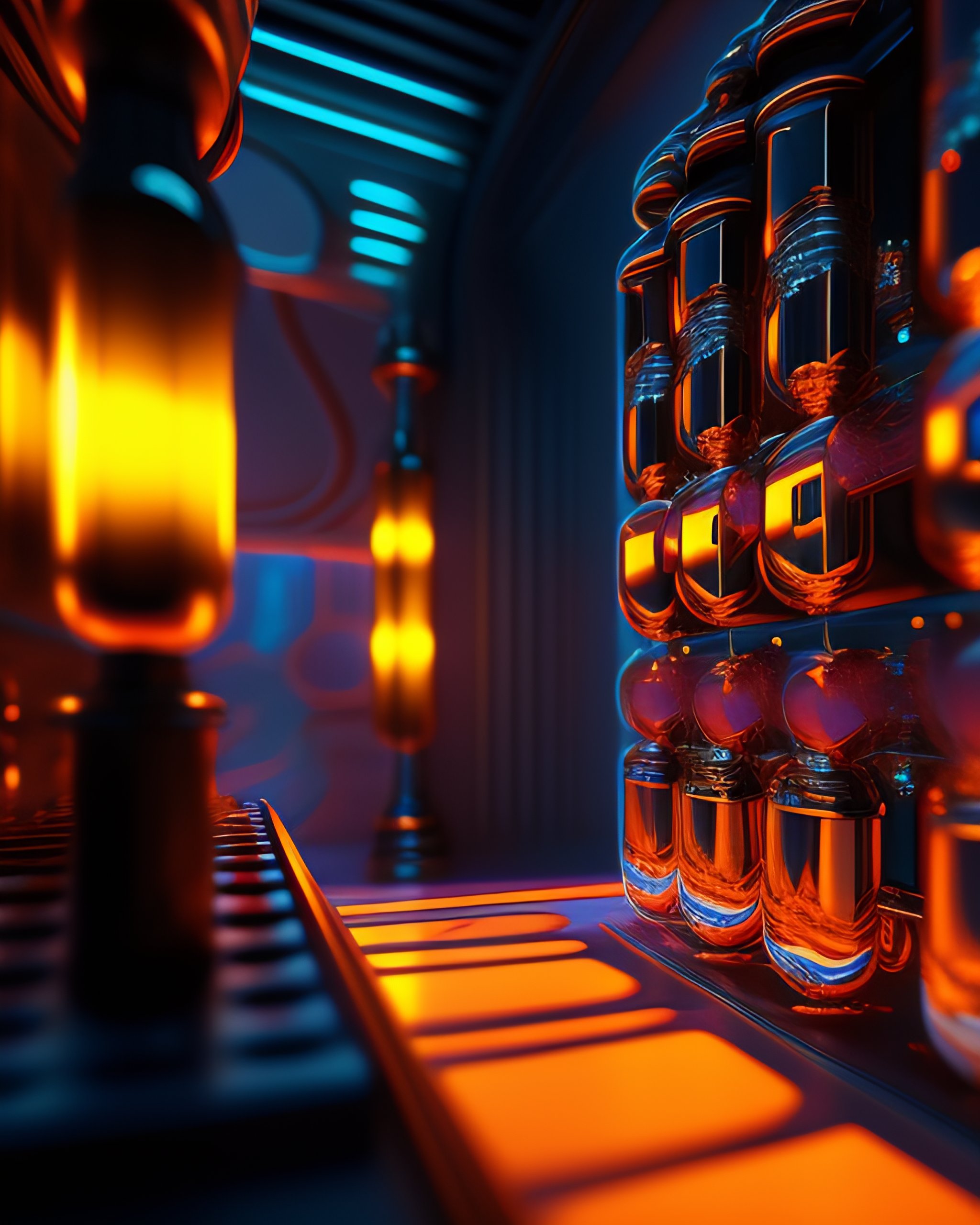 Lexica - Highly detailed surreal portrait of a handsome humanoid mad ...