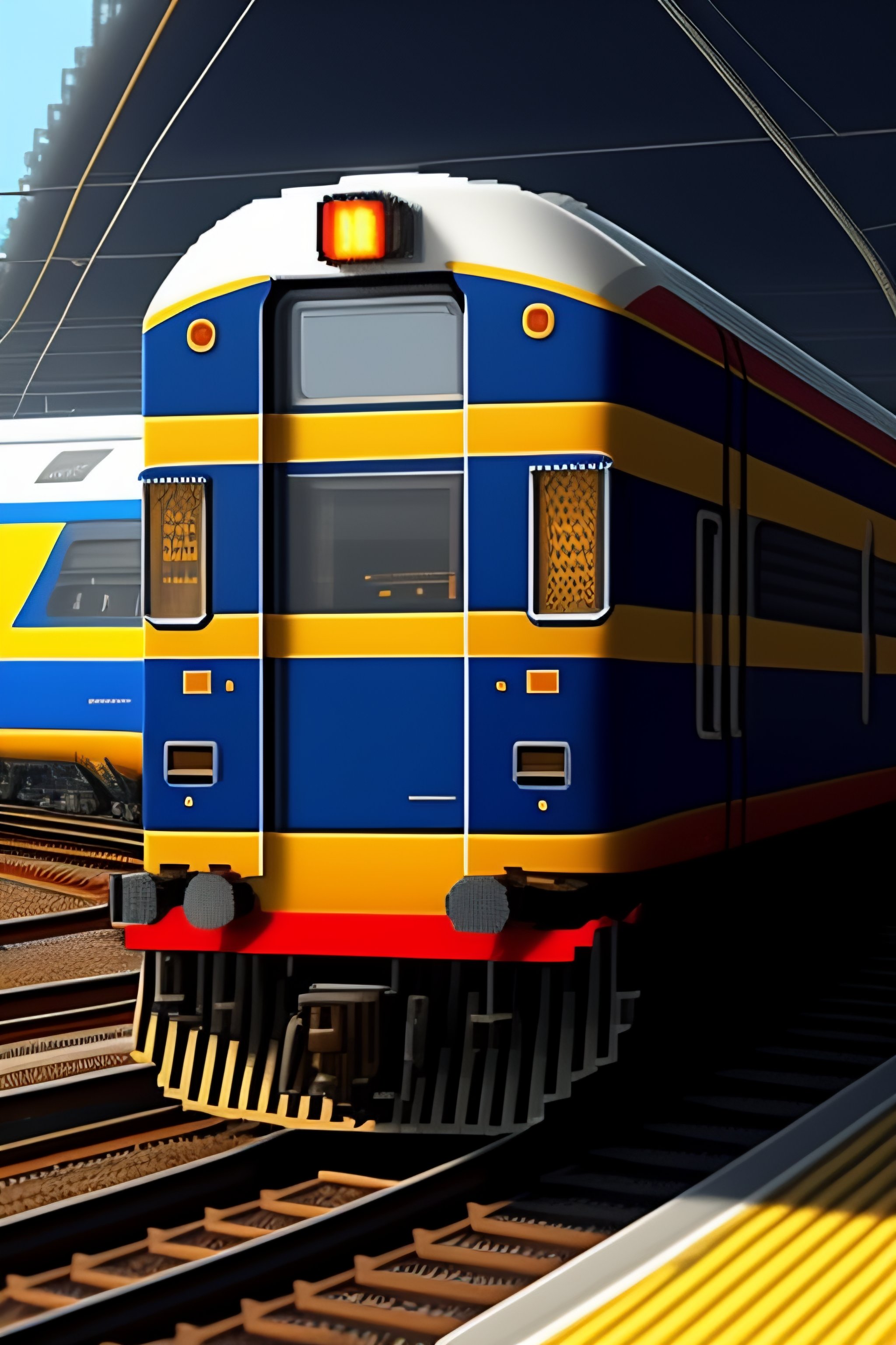 Lexica - Late train, hyper-realistic pixel art