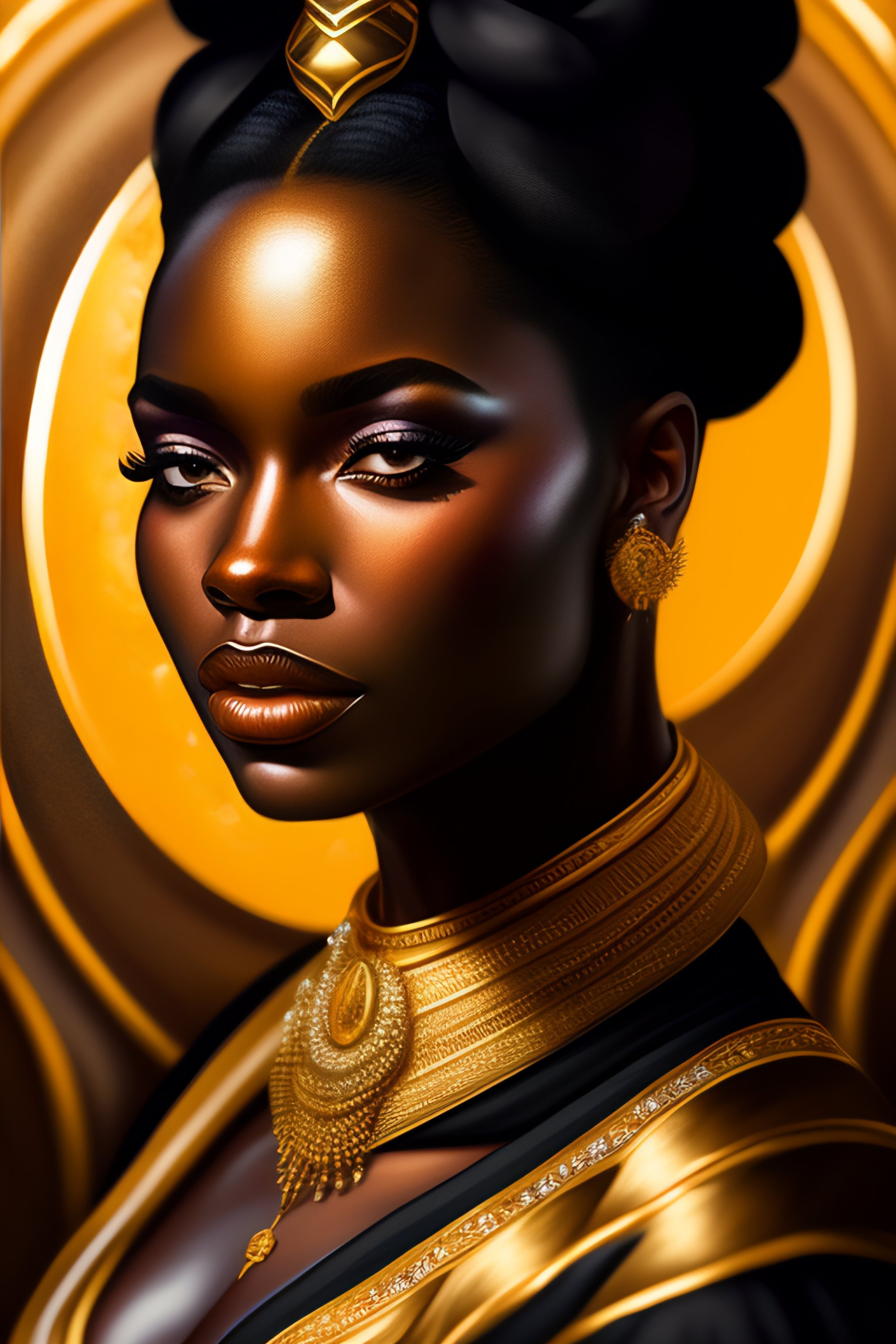 Beautiful African Queen Art
