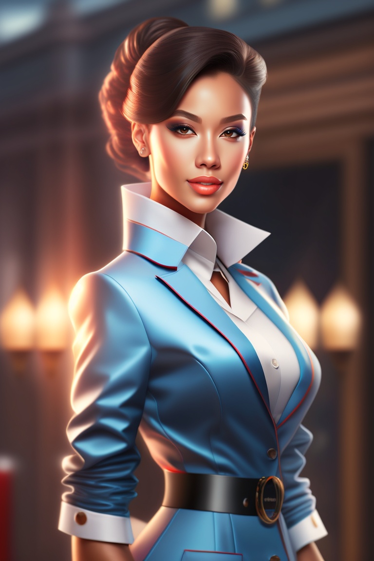 Lexica - Photo of a realistic gorgeous female doctor wearing Stefan ...