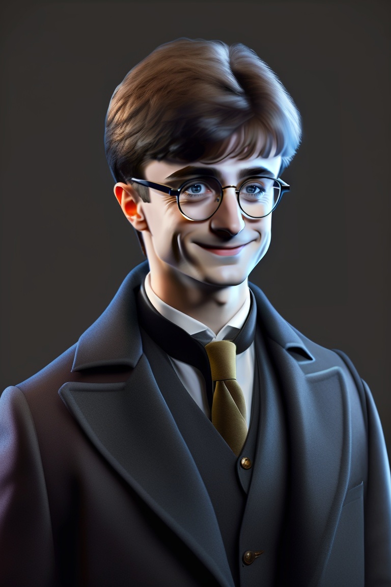 Lexica - Daniel Jacob Radcliffe in style of Harry potter, wearing as in ...