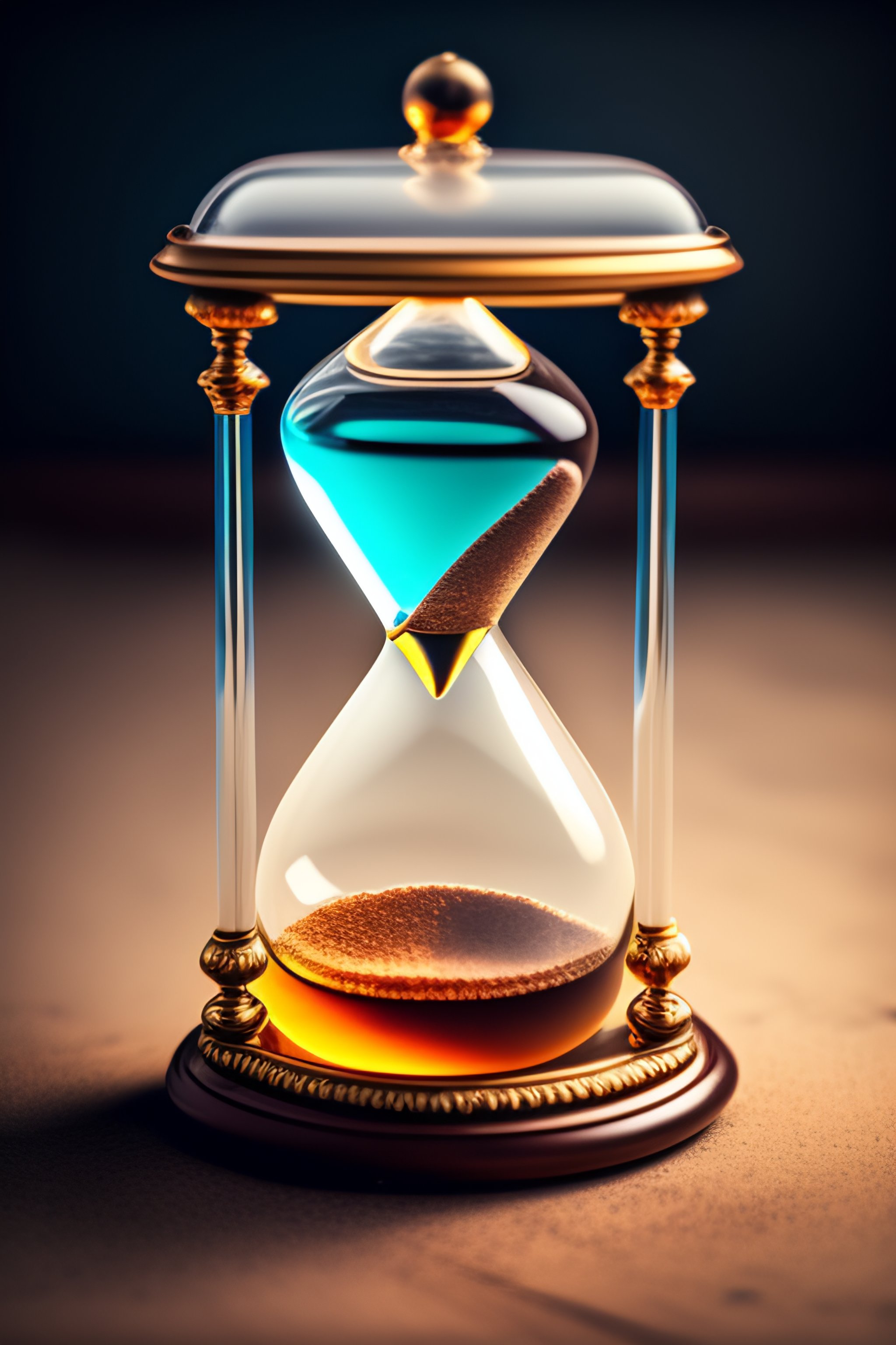 Vintage Hourglass Photography