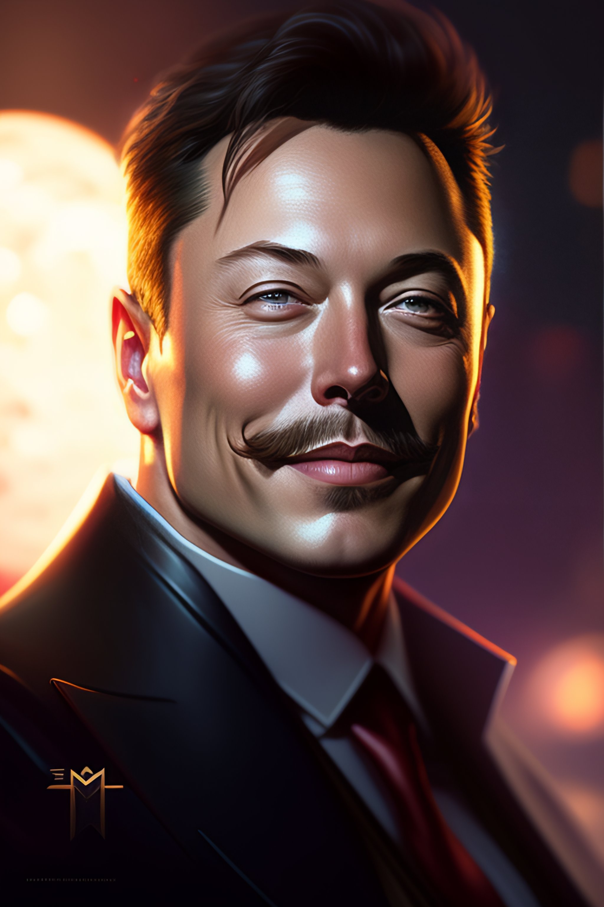 Lexica - Elon musk staring at the camera smirking and laughing, magic ...