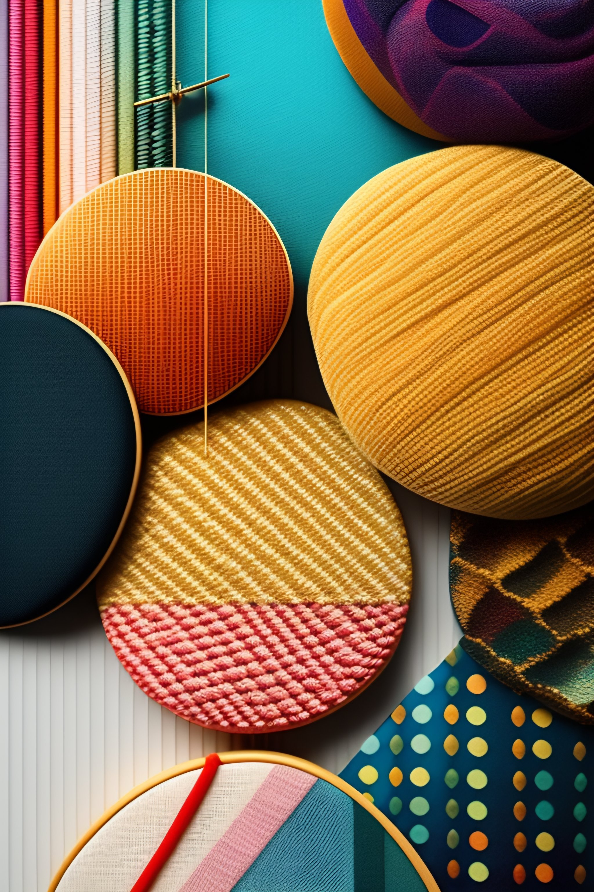 Lexica - Abstract sewing patterns texture