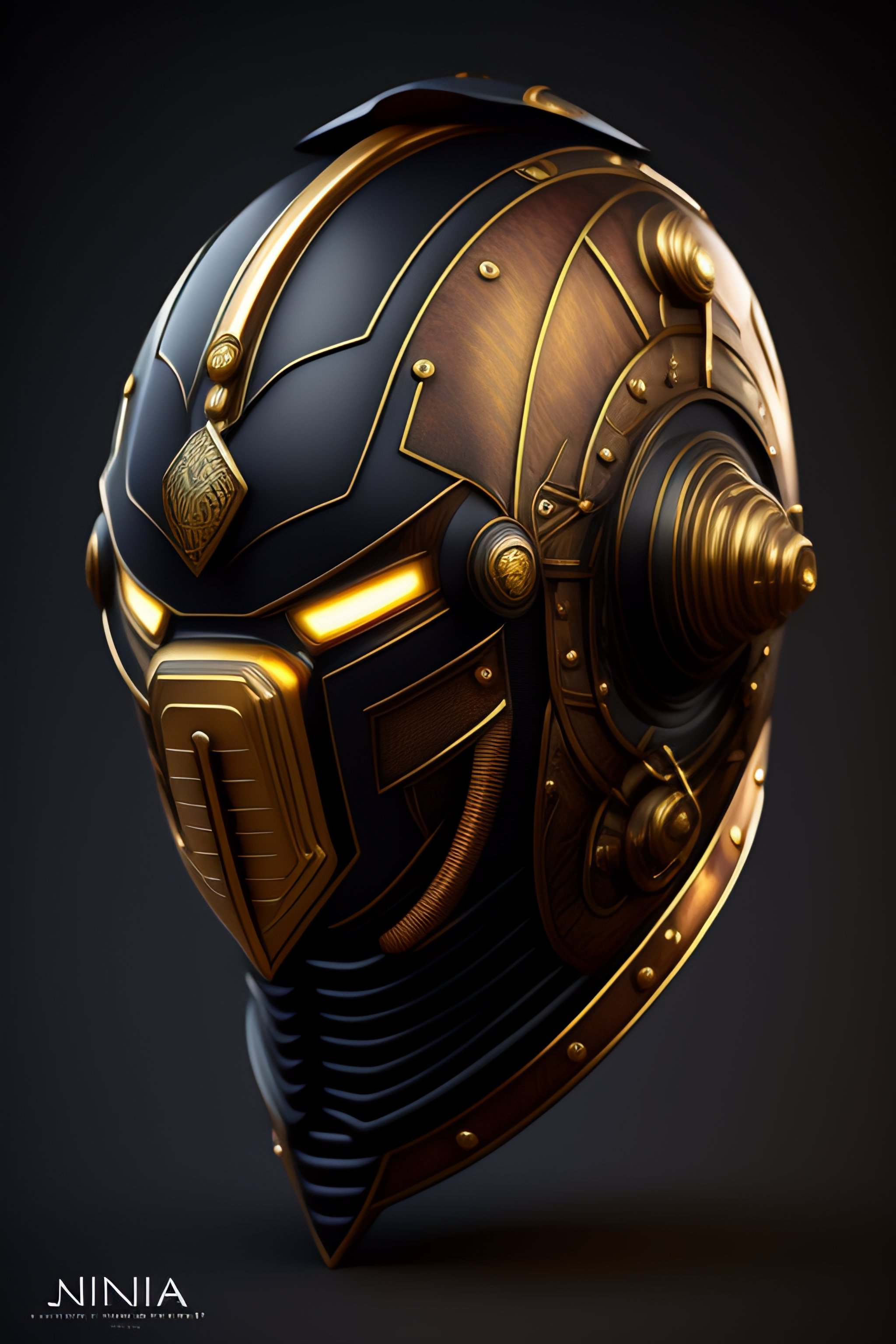 Lexica - Robot ninja mask helmet borderland with hyperrealistic ...