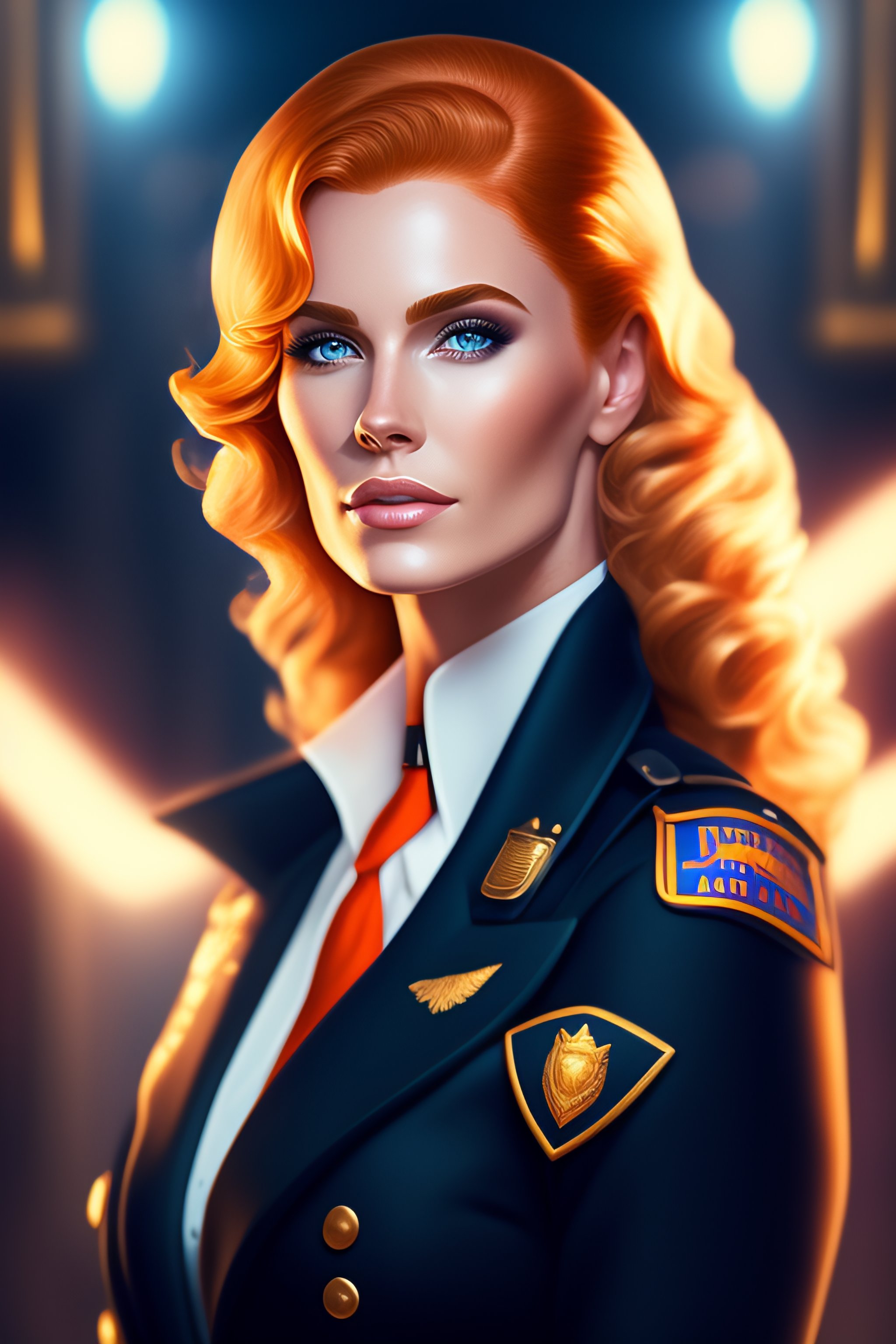 Lexica - Brunette male detective Infront, noir, behind blonde hair ...