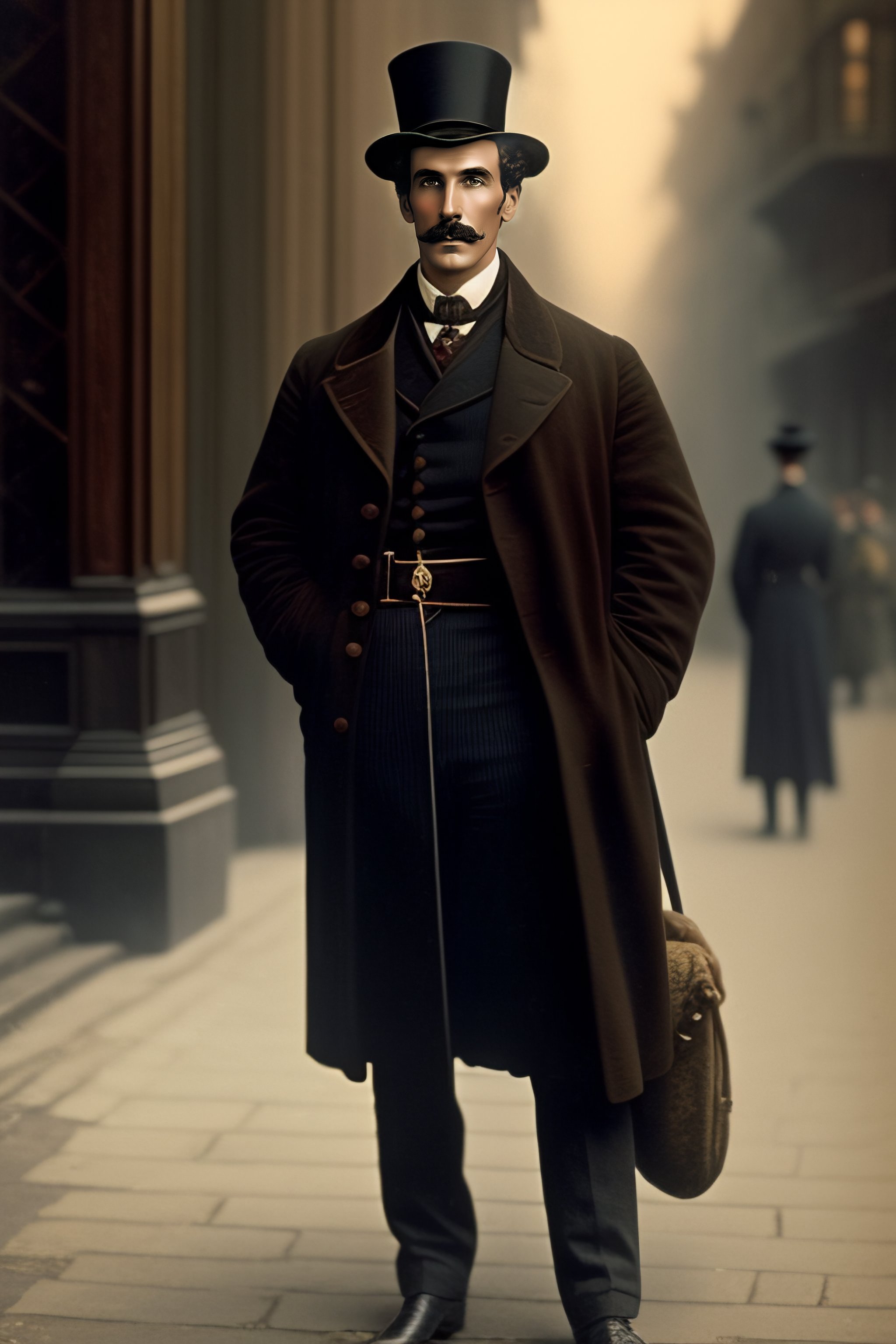 Lexica - Portrait of Sherlock Holmes Vintage 1880