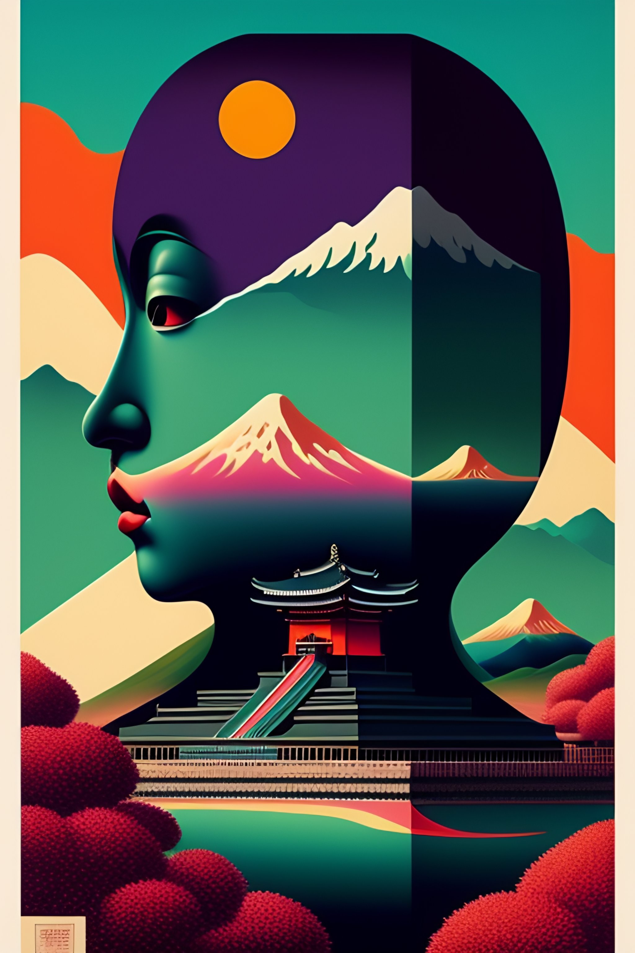 Lexica - Japan travel discoveries and sights explorations, a poster ...
