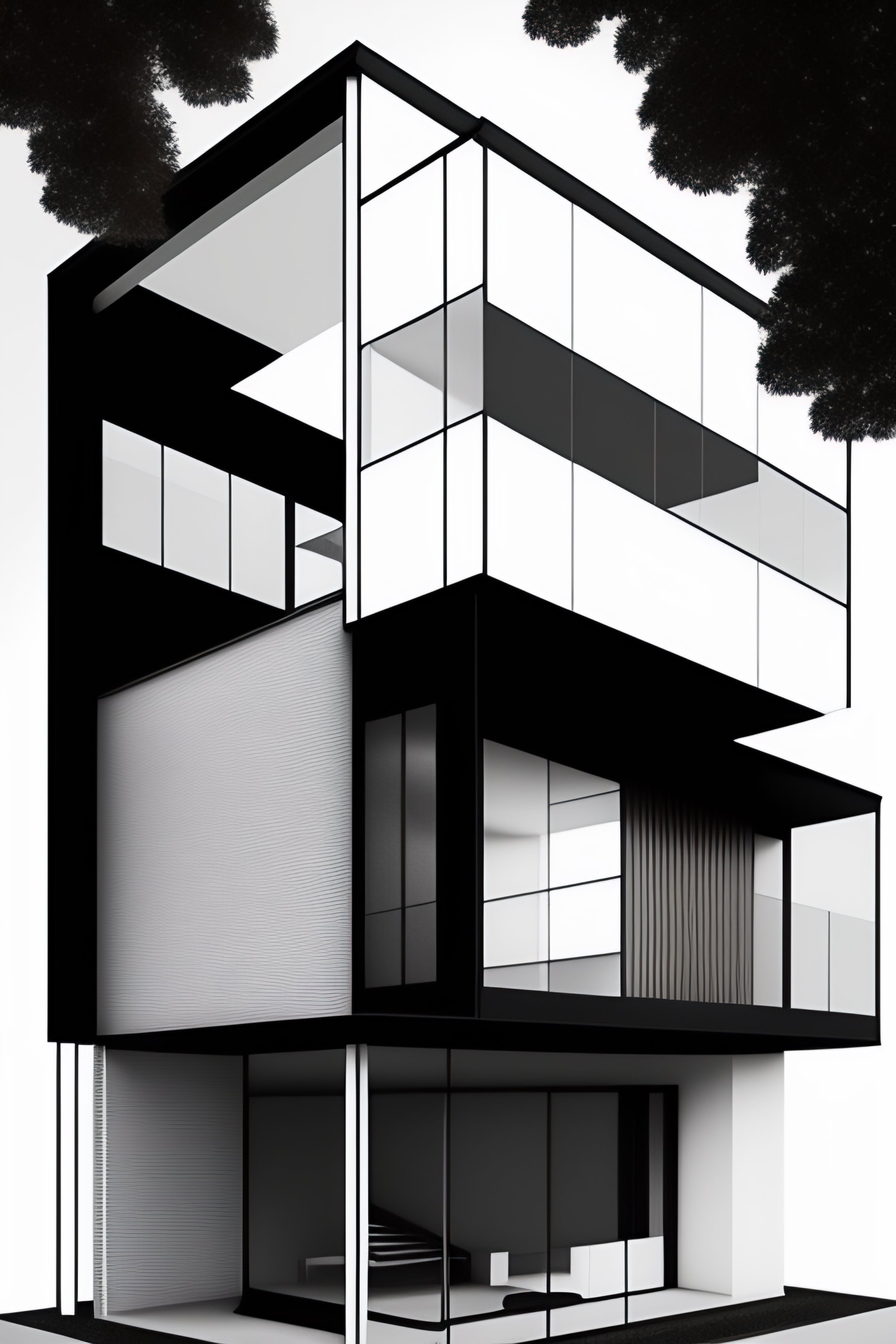 Lexica - Architecture cross-section of a stunning modern black metal ...