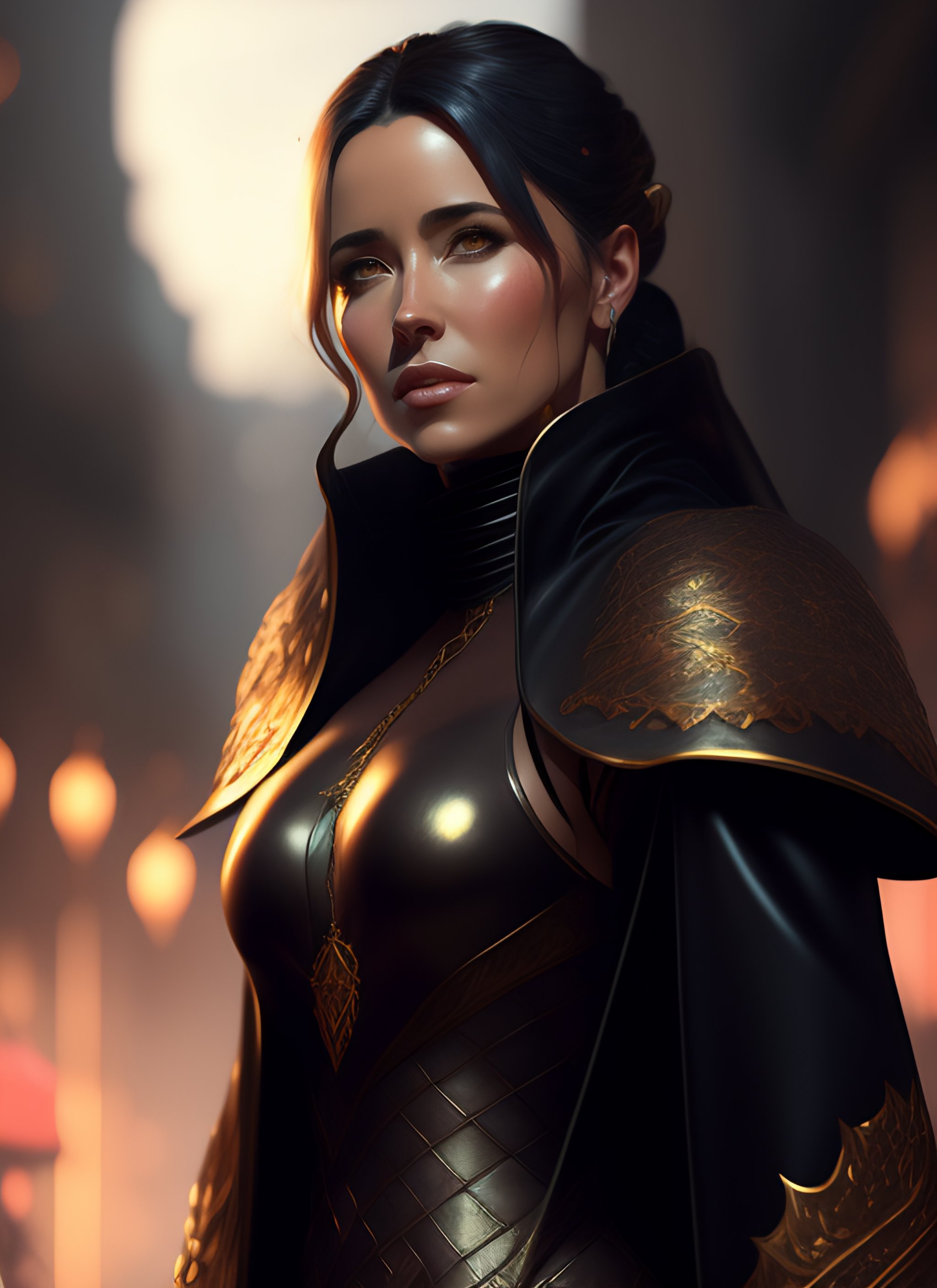 Lexica - Mdjrny-v4 style fullbody scene of Linda Cardellini as an ...