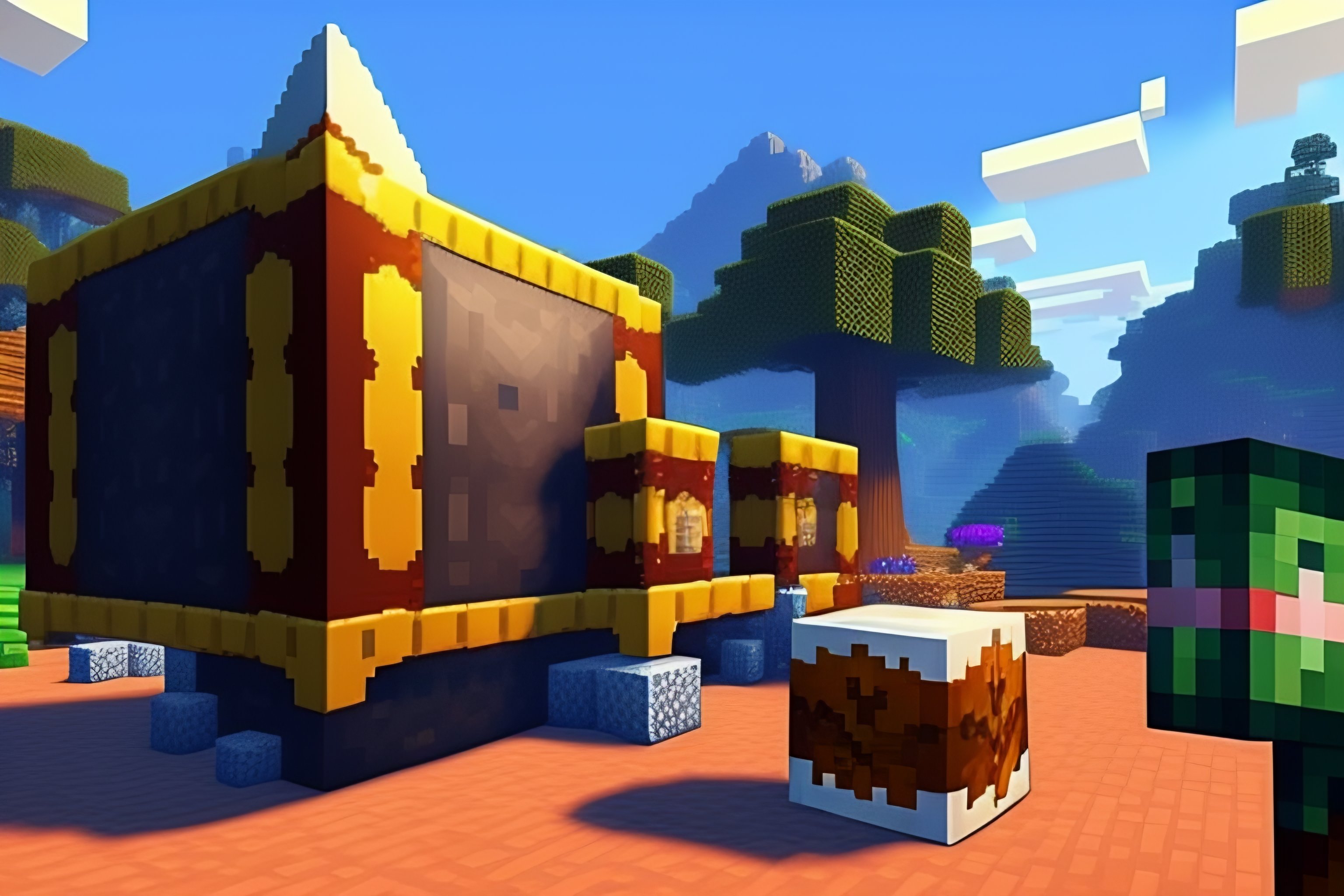 Lexica - Minecraft with diamond armor