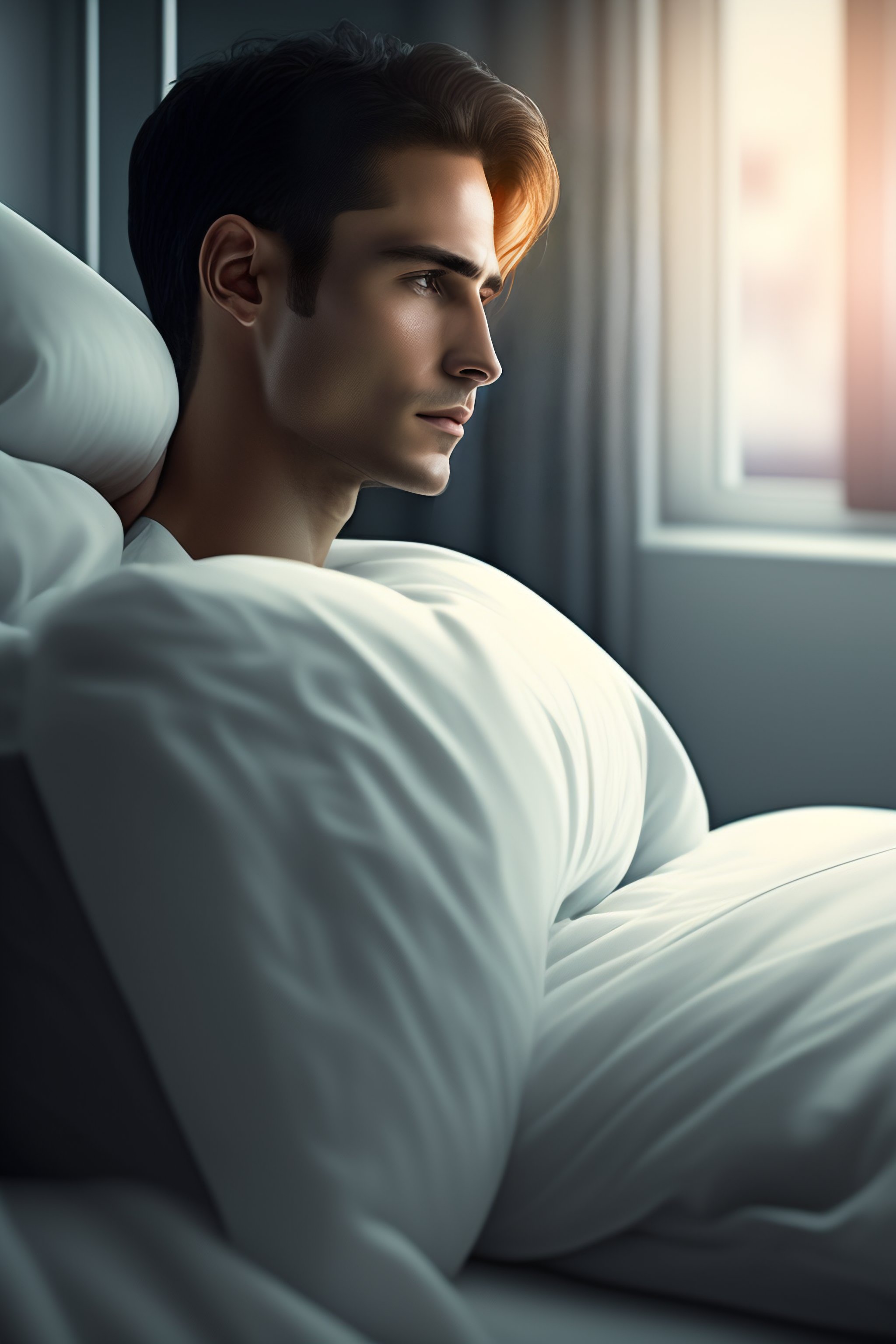 Lexica - A male waking up from a decade long coma in a high tech ...