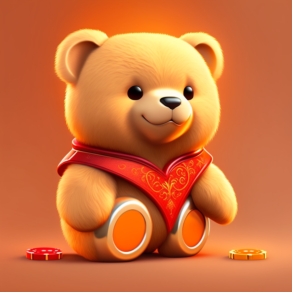 Lexica - Teddy bear, cream color, magic, fullhd, 2k, casino, real, red ...