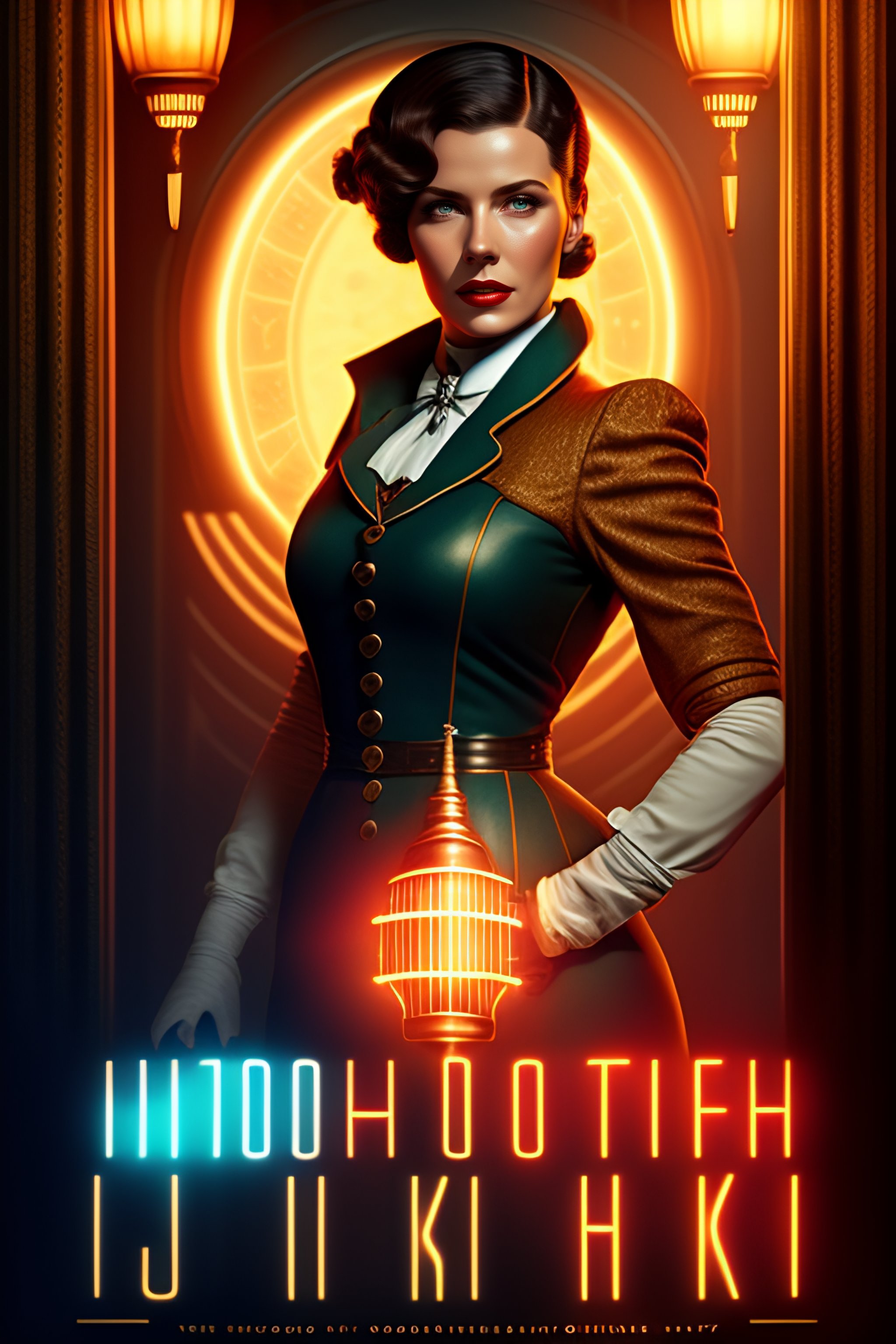 Lexica - Bioshock, Vintage Medium Shot 1920's Poster, ascarlett ...