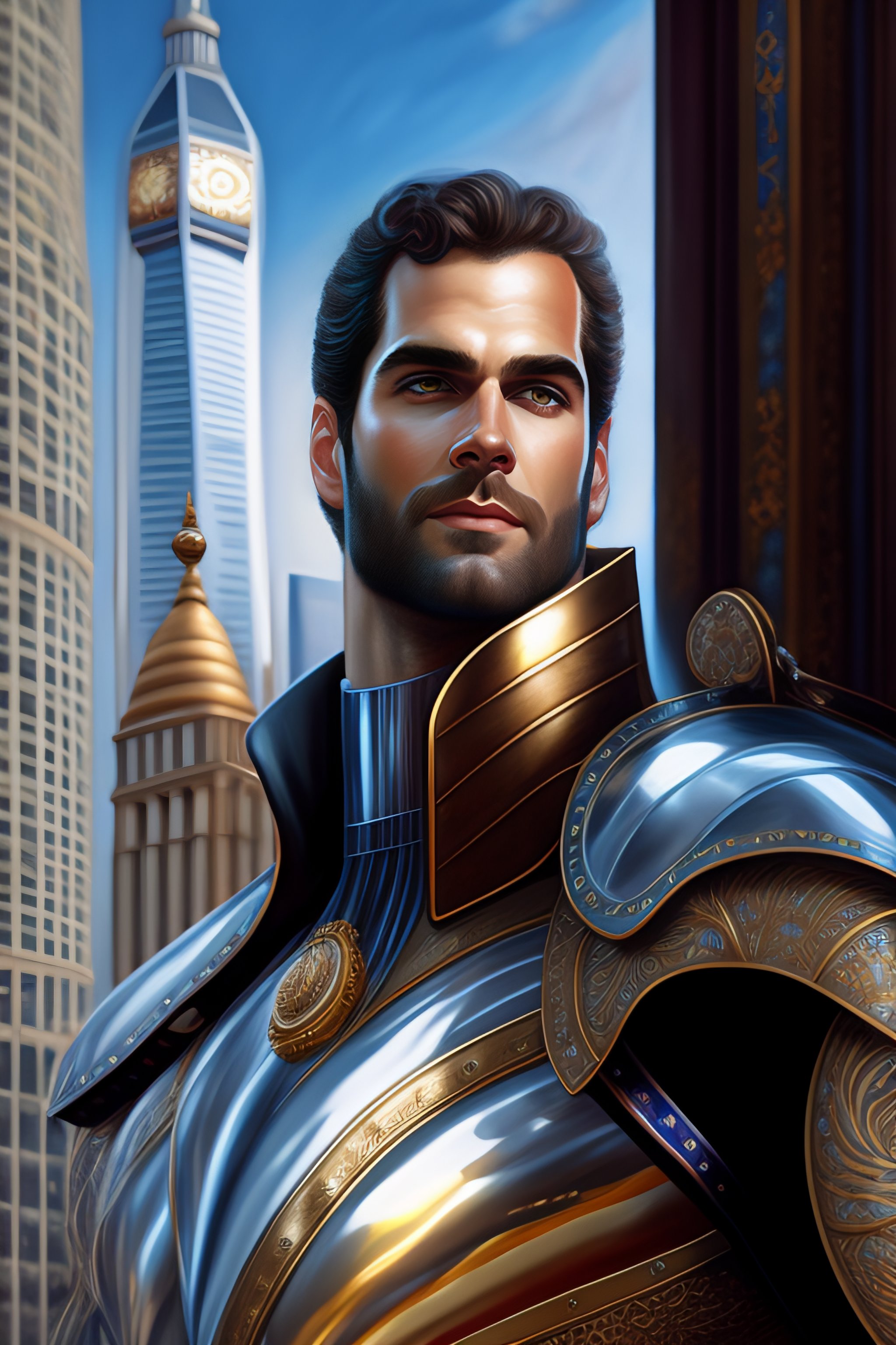 Lexica - Epic comic book cover, full frame medium shot, accurate hyper ...