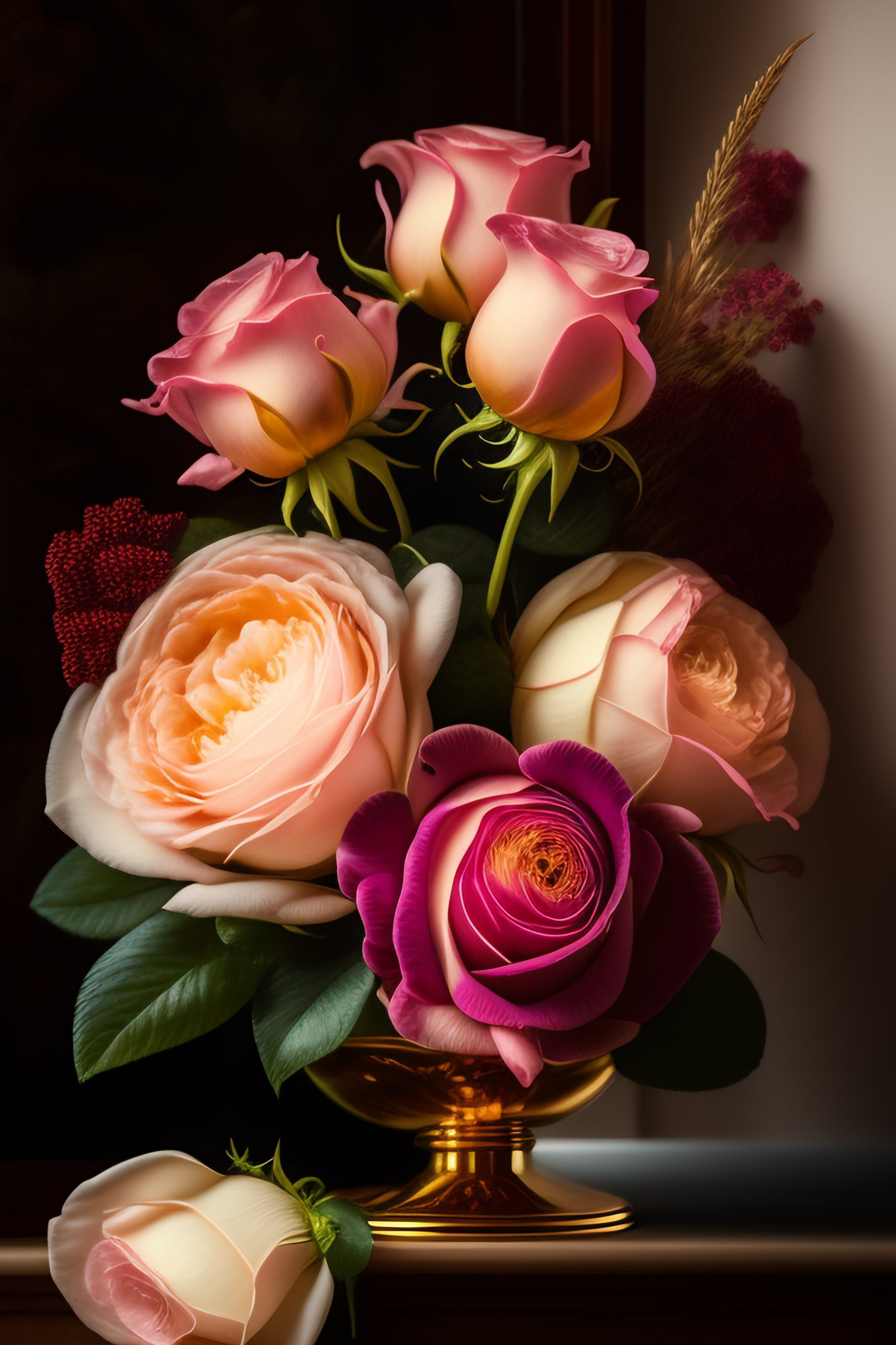 Lexica - Web site, bouquet, still life, flower arrangement, different ...