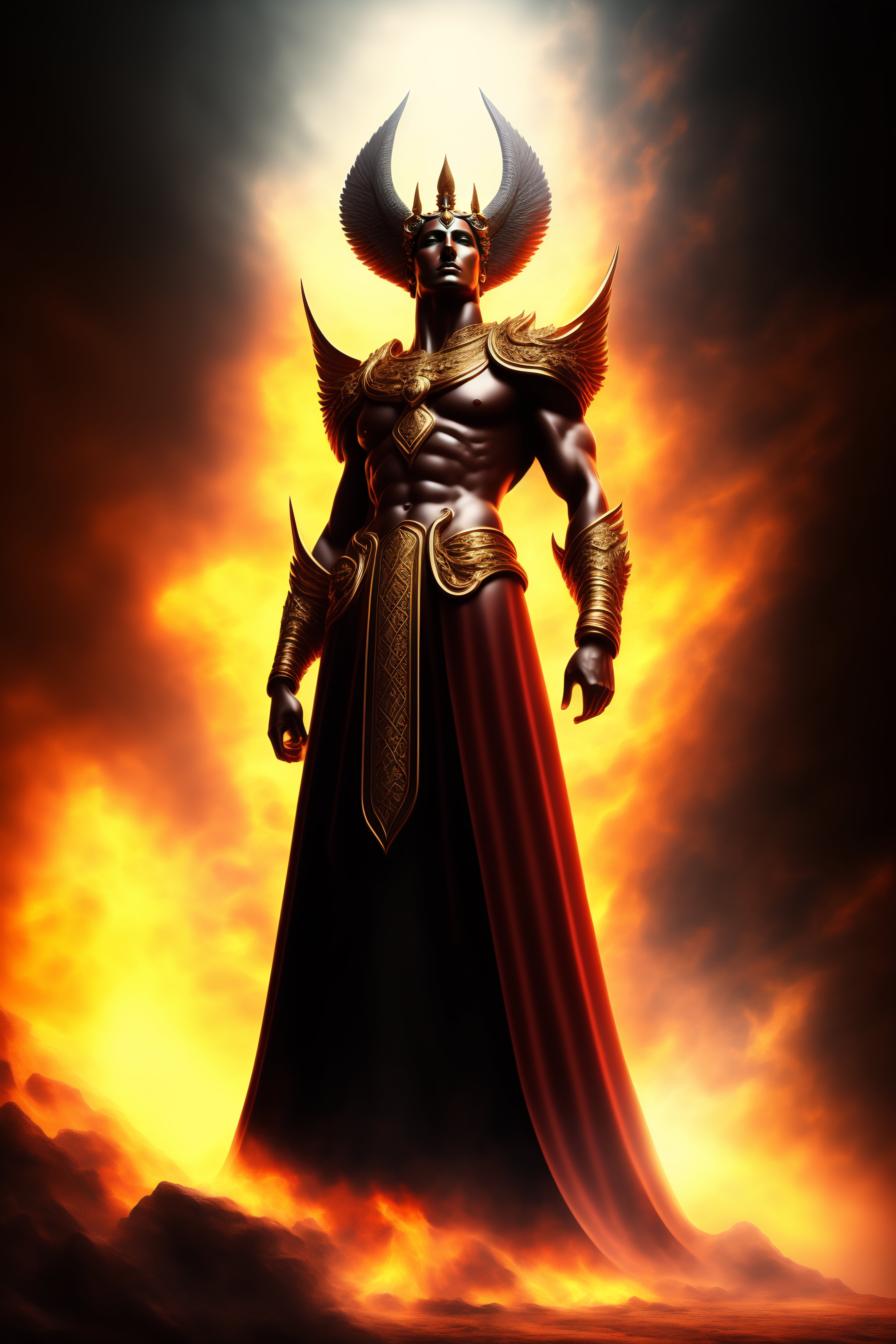Lexica - Lucifer rock god , elegant, ar: 3:2, epic quality,