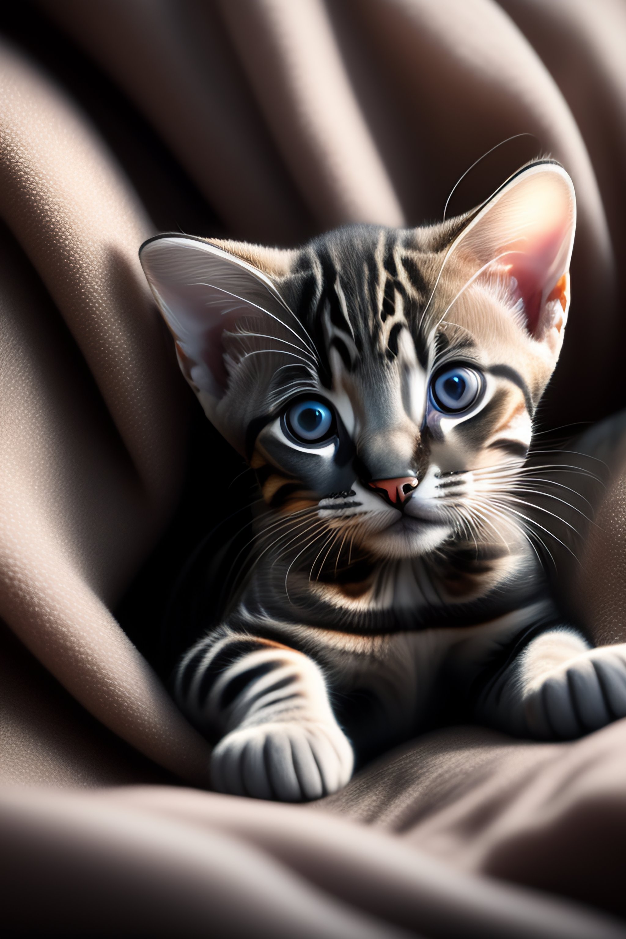 Gray Bengal Kitten
