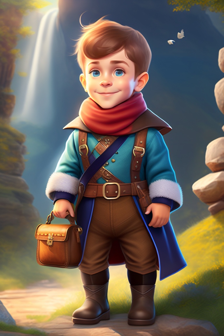 Lexica - Once upon a time, in a far-off land, there lived a brave young ...