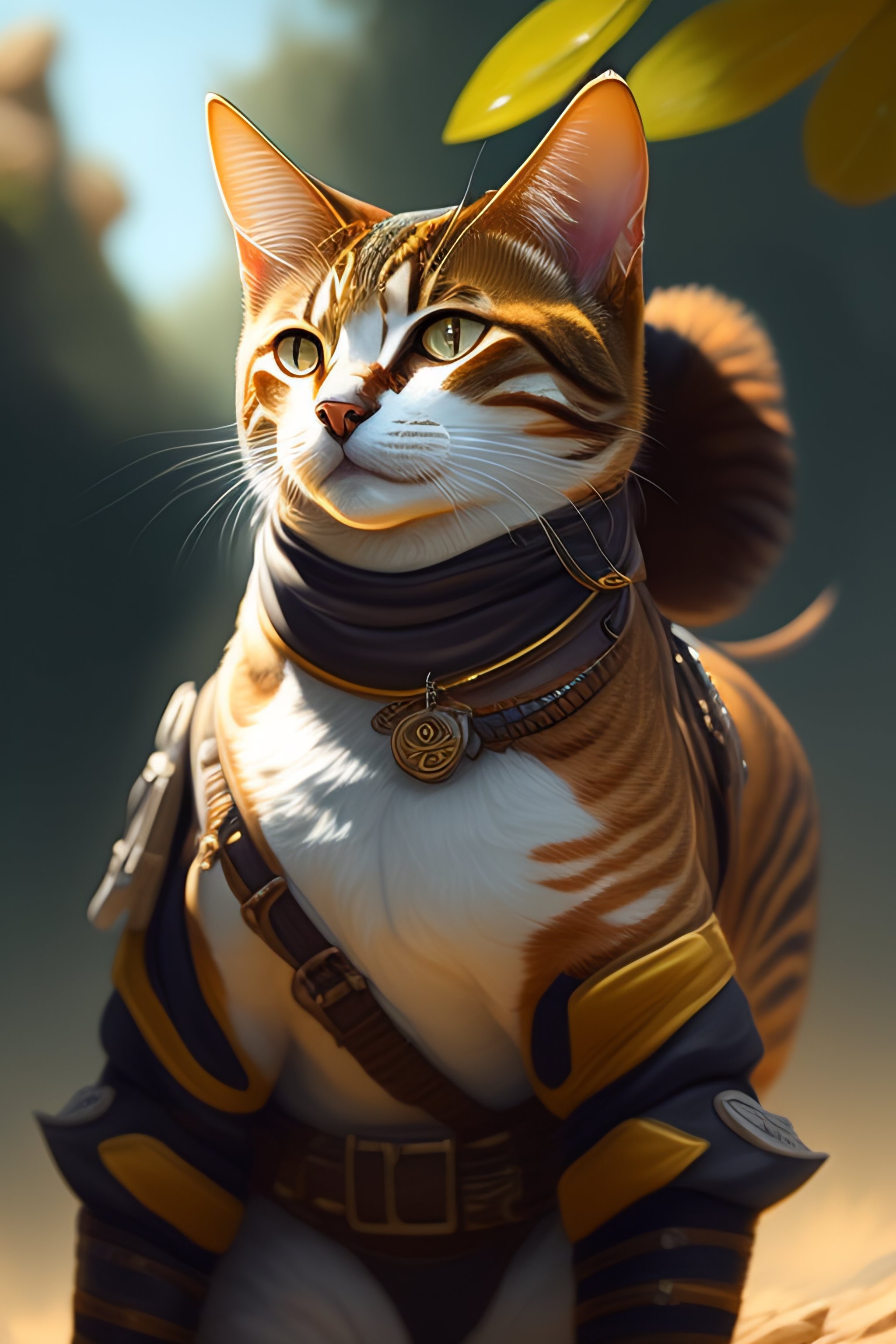Lexica - A Tabby Cat in Apex Legends style, highly detailed, digital ...