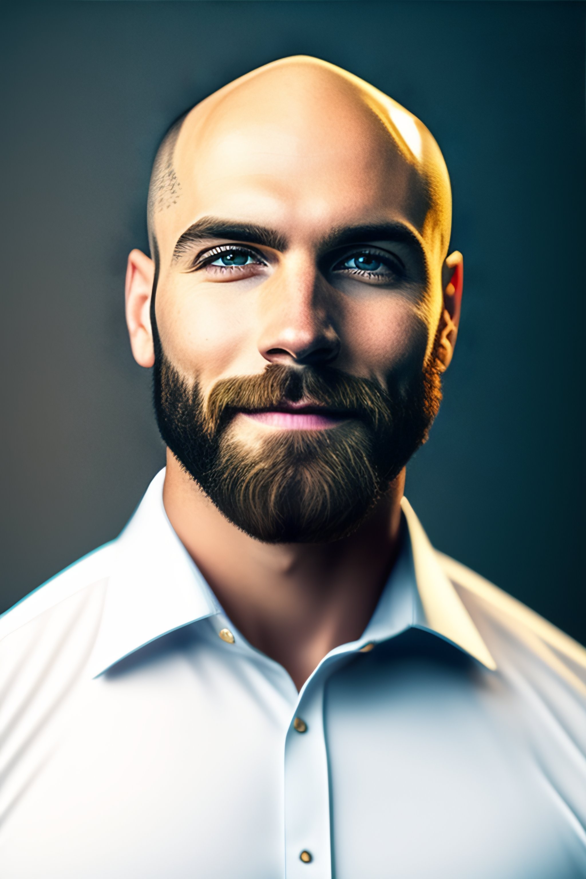 Lexica - Bald bearded young property manager with IT skills
