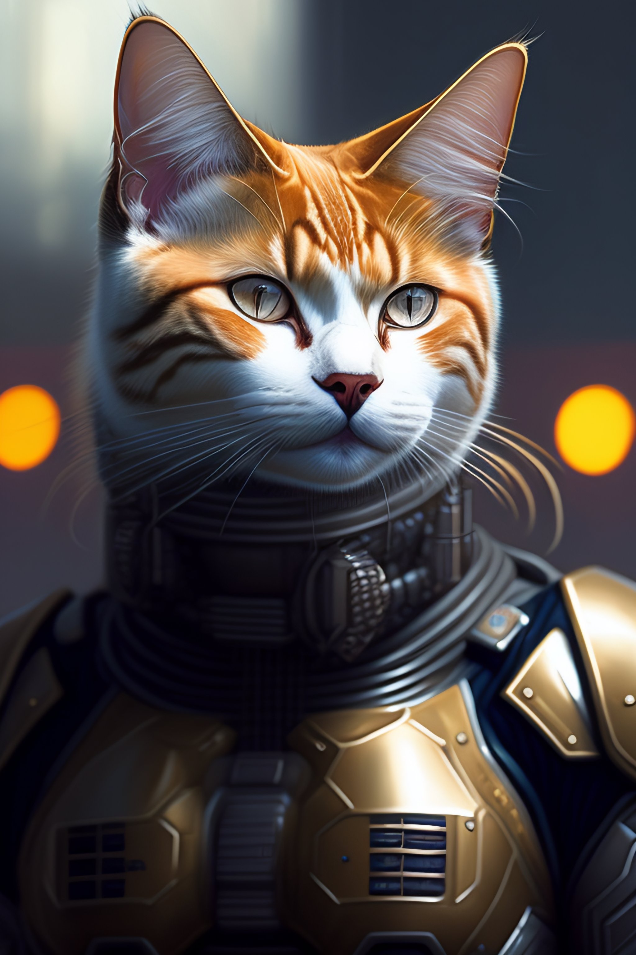 Lexica - A Ragdoll Cat as the doomslayer, realistic scifi cyberpunk ...