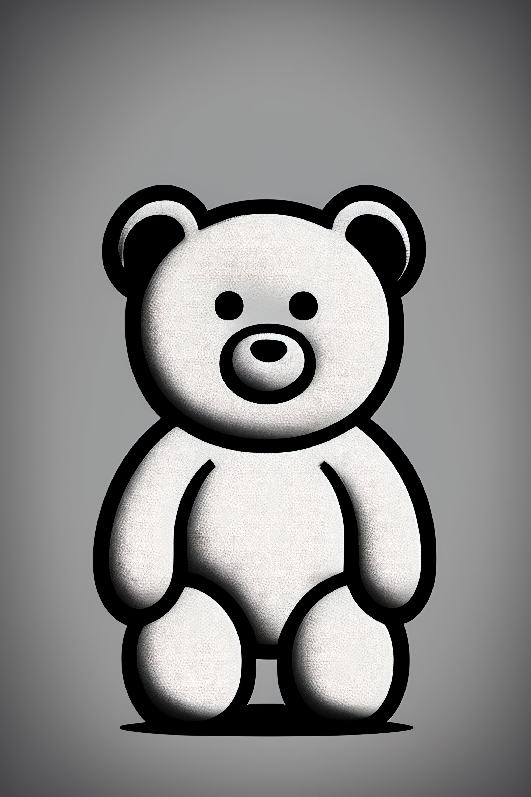 Simple Teddy Bear Drawing