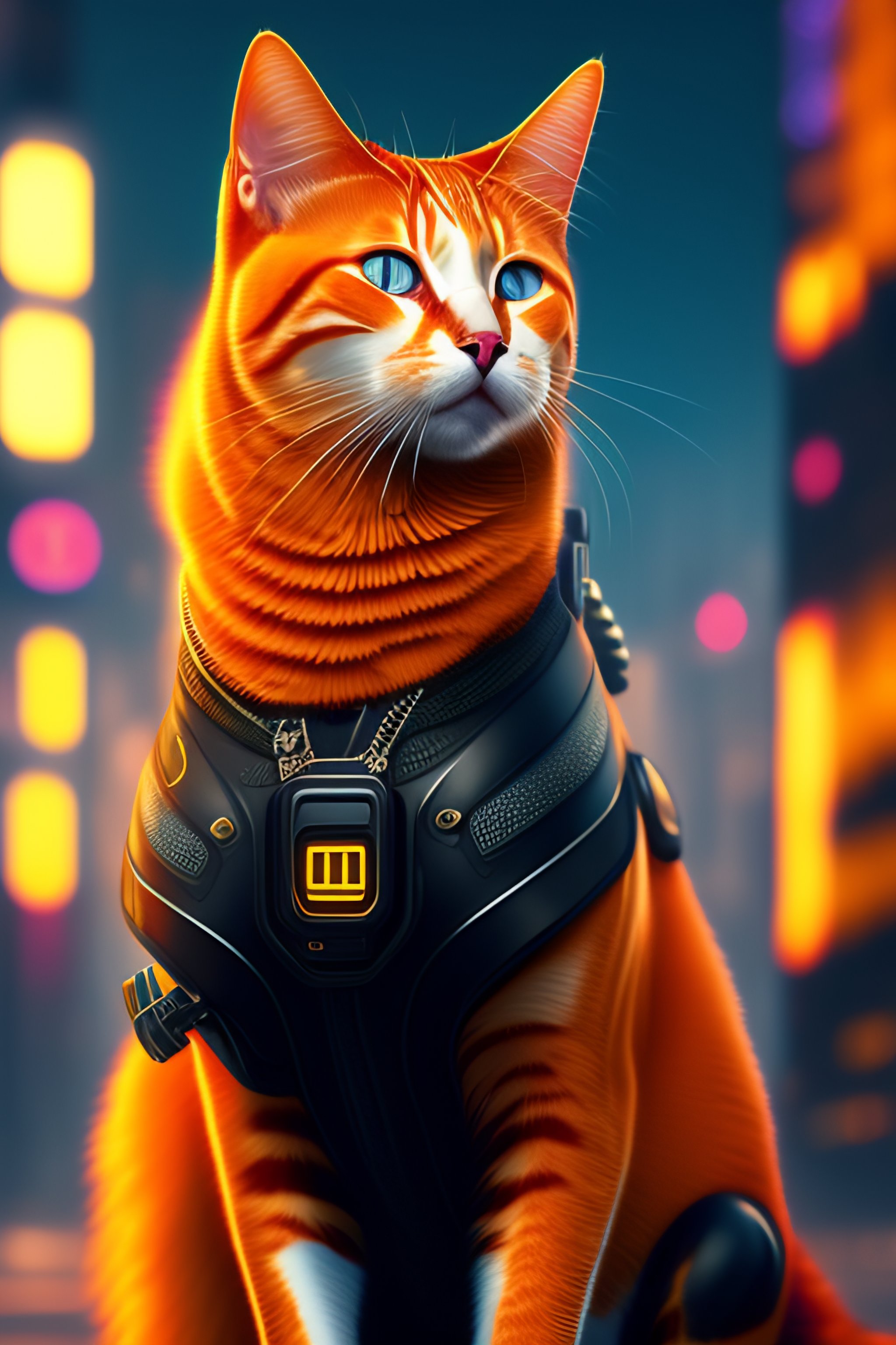 Lexica - 🐈ginger Cyberpunk,