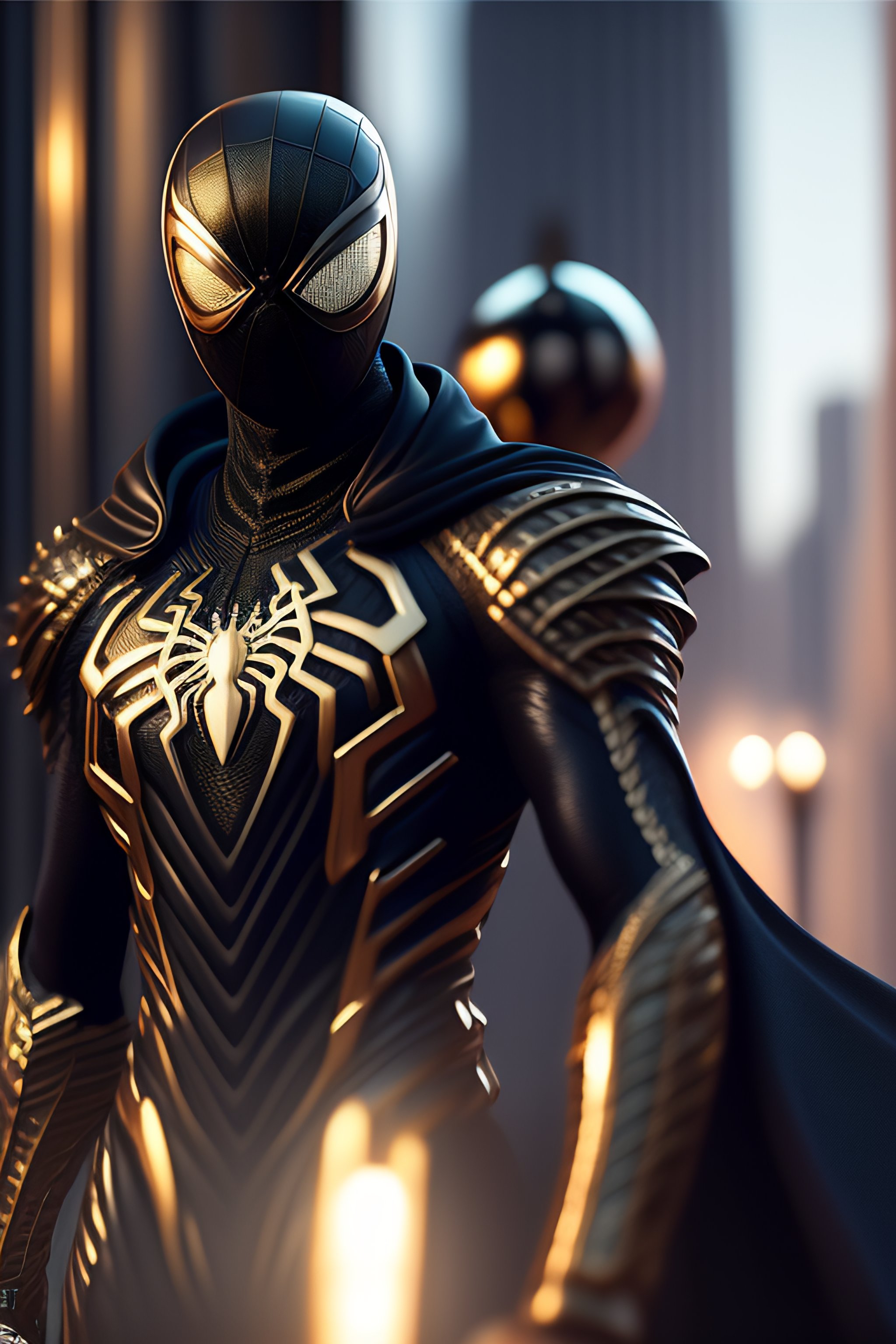 Lexica - Spider-man and venon walking togheter, full body illustration ...