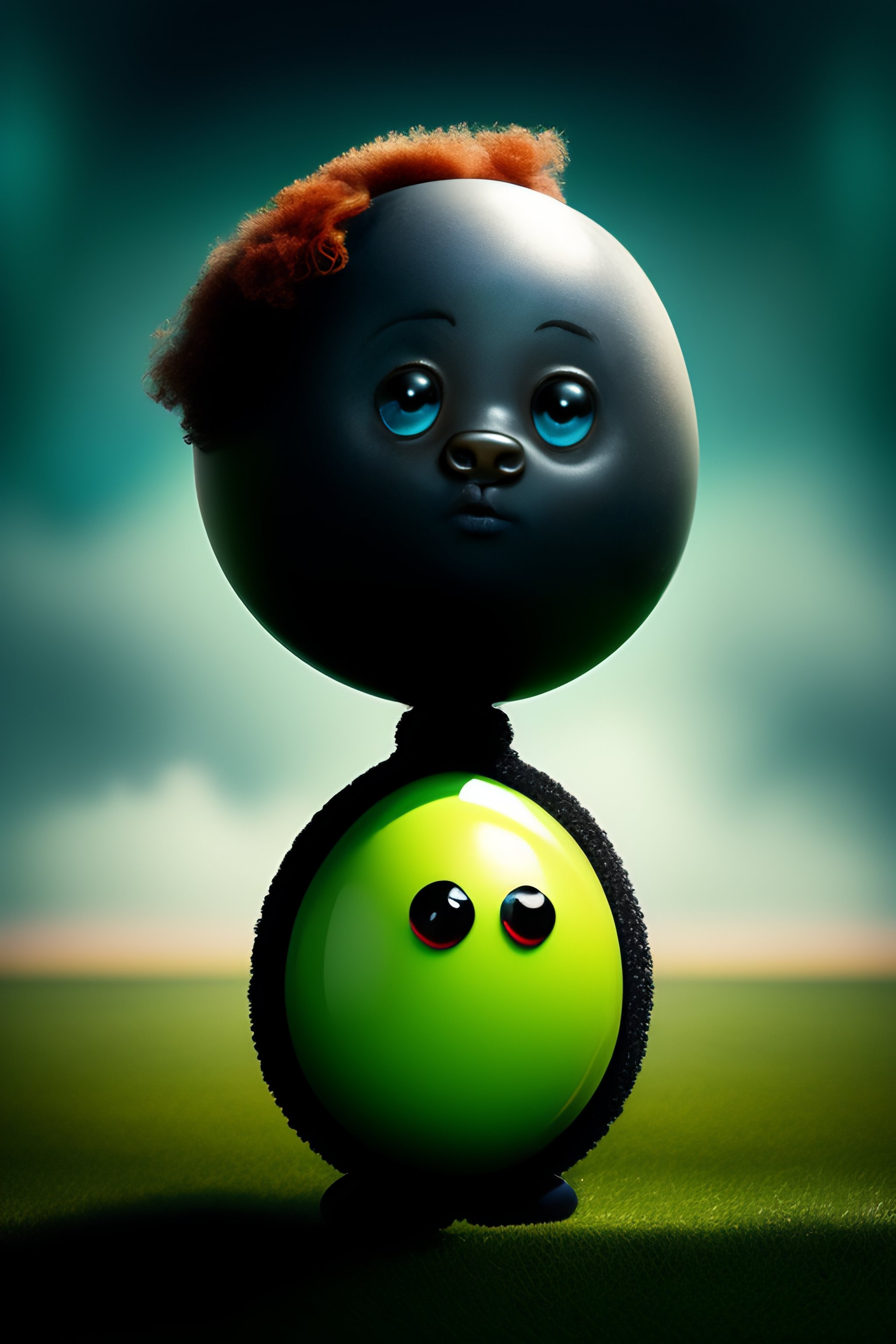 Lexica - Baby pele by artist tim burton
