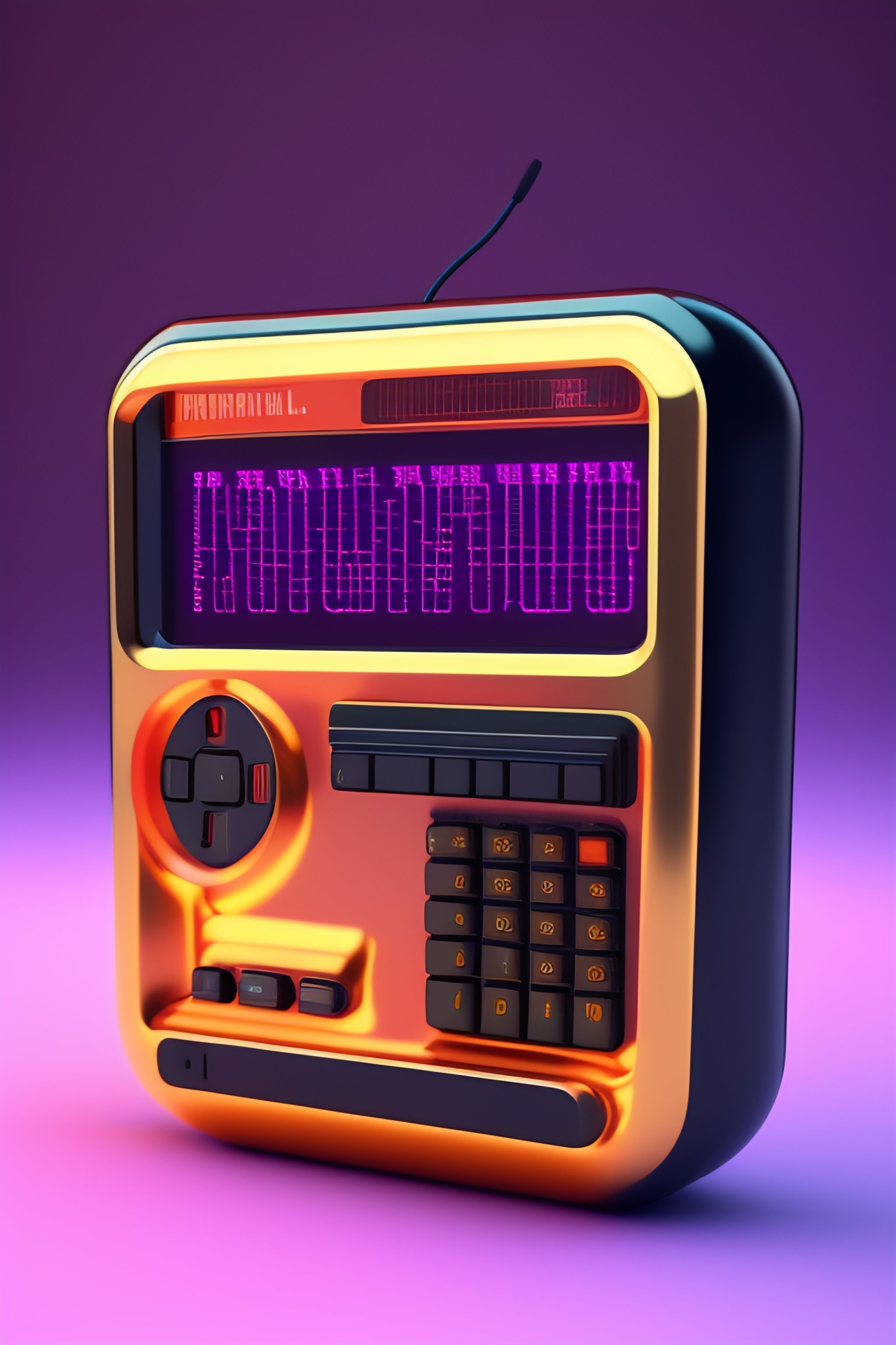 Lexica - Vintage personal handheld computer device, 1990s, retro mini ...