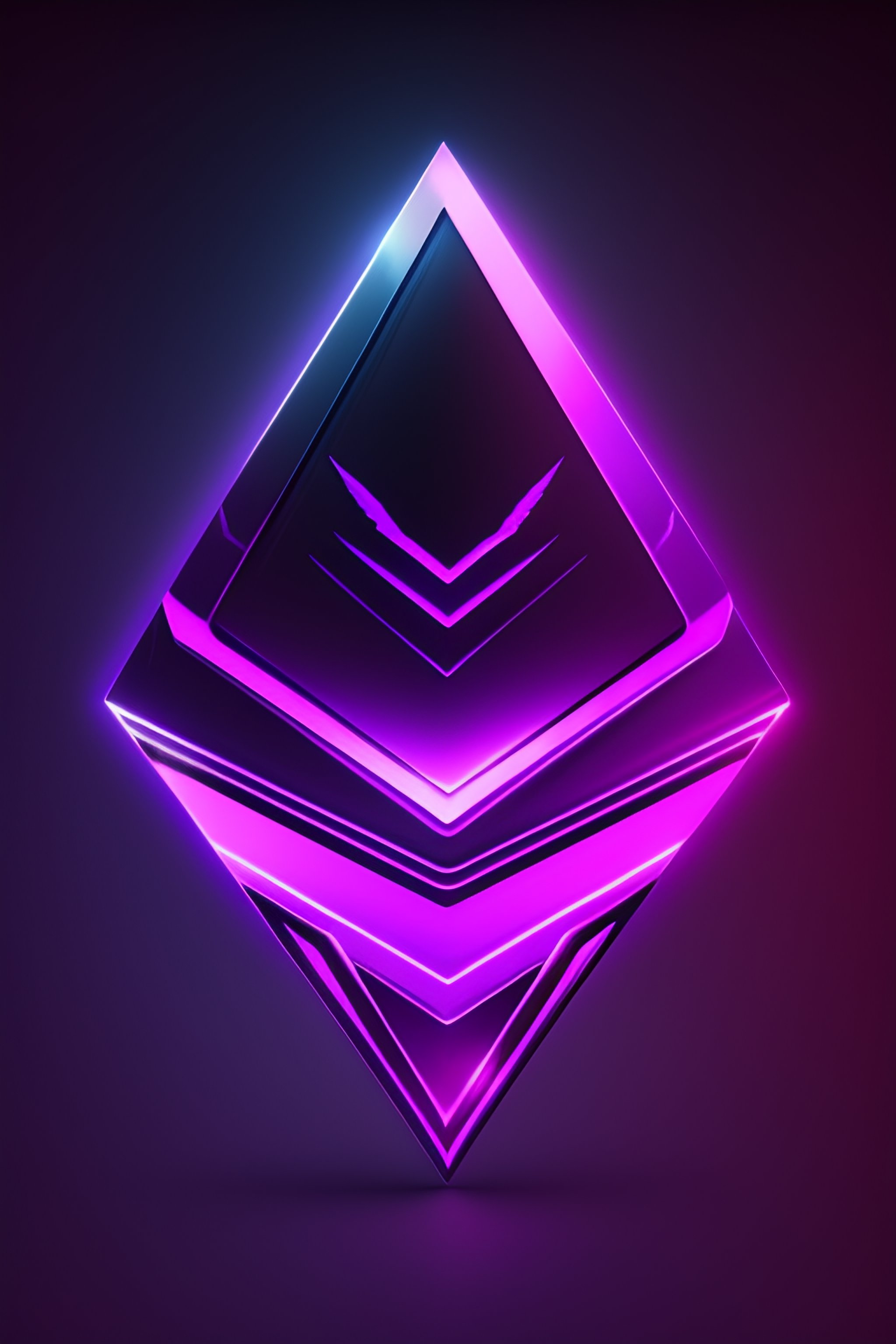 Lexica - Ghost, logo, symbolism, purple, black background, void eyes ...