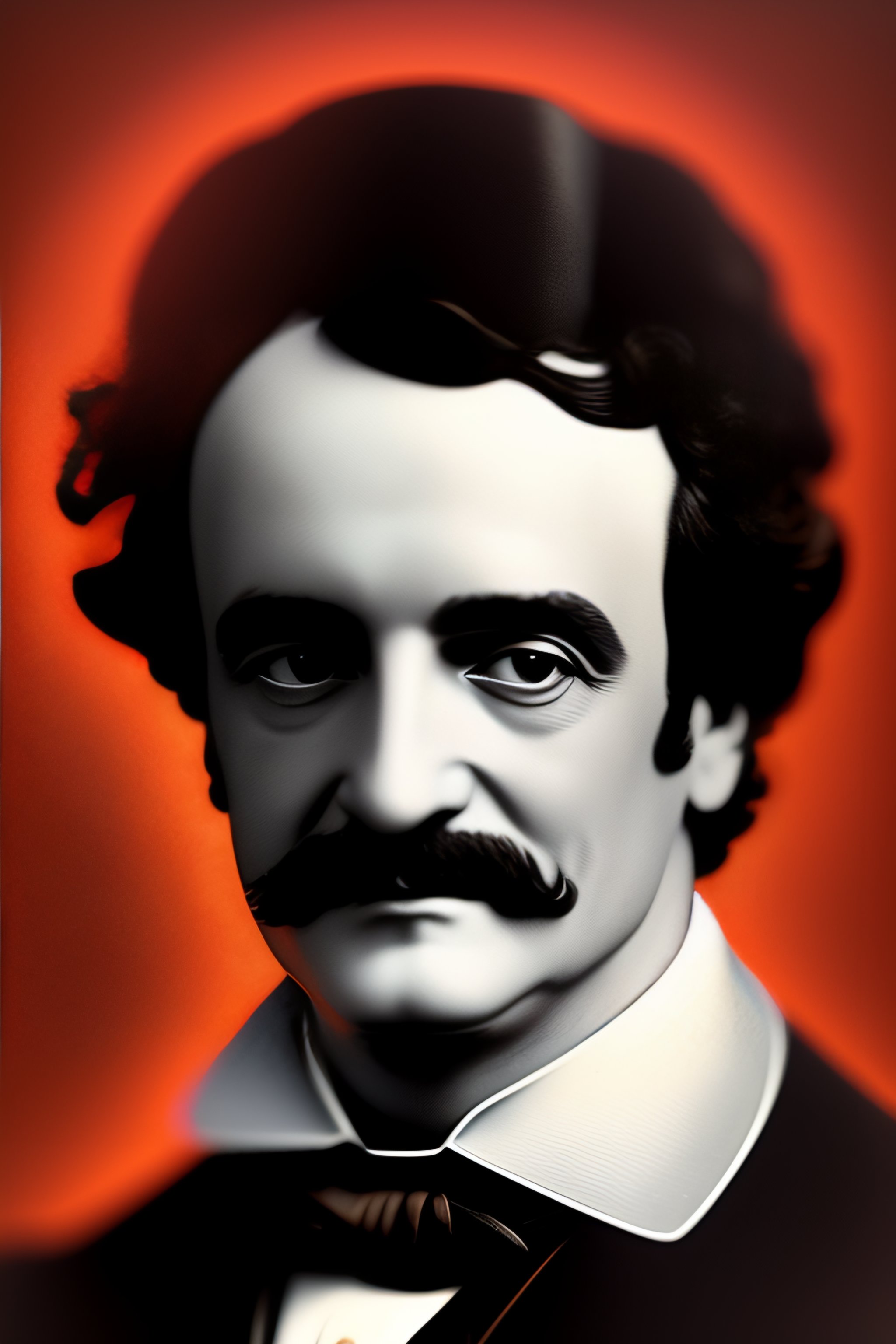 Lexica - Depict Edgar Allan Poe with a smiling face in 2020
