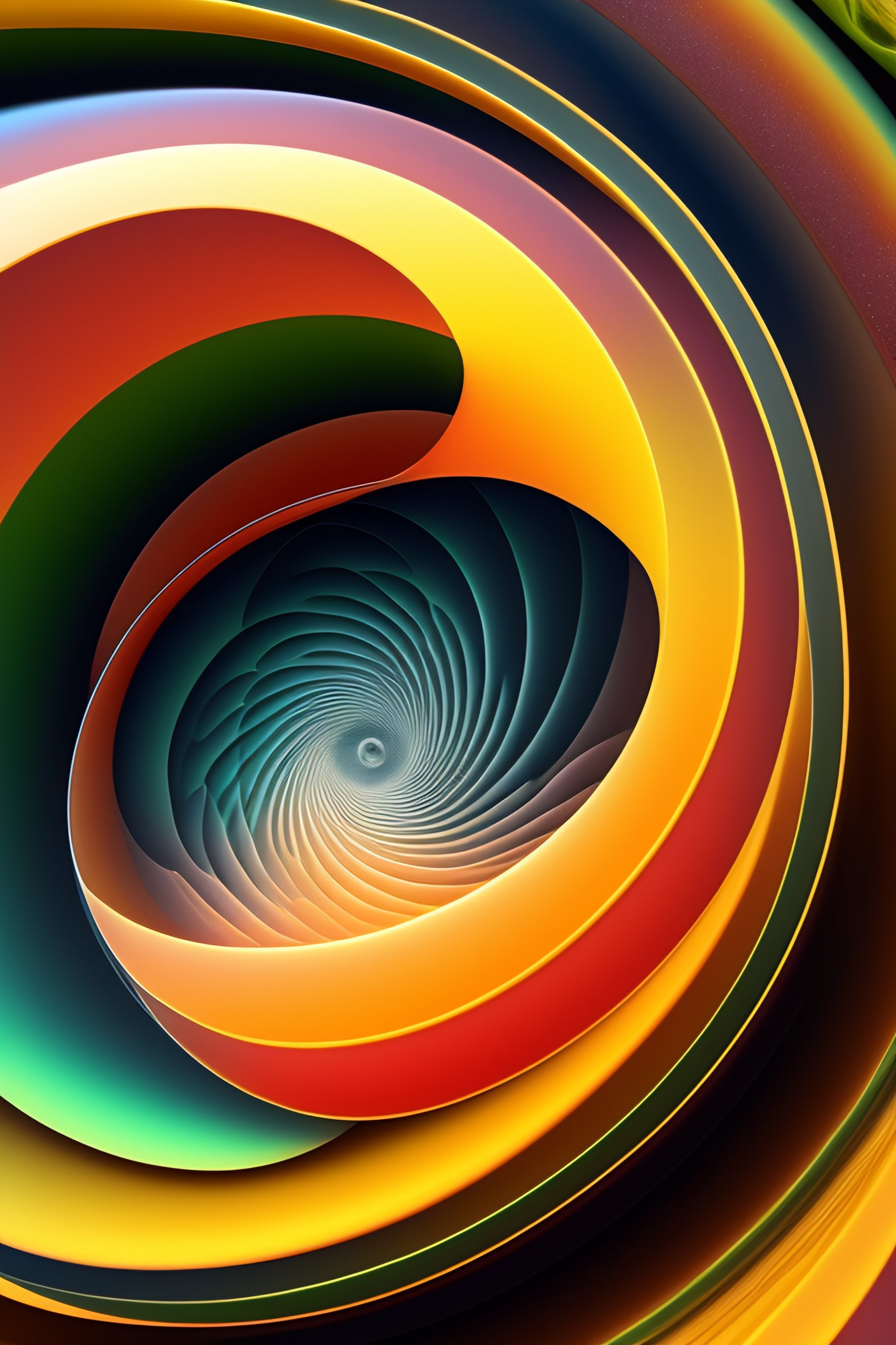 Lexica - Sperical fractal toroids with spirals tracing the surface in ...