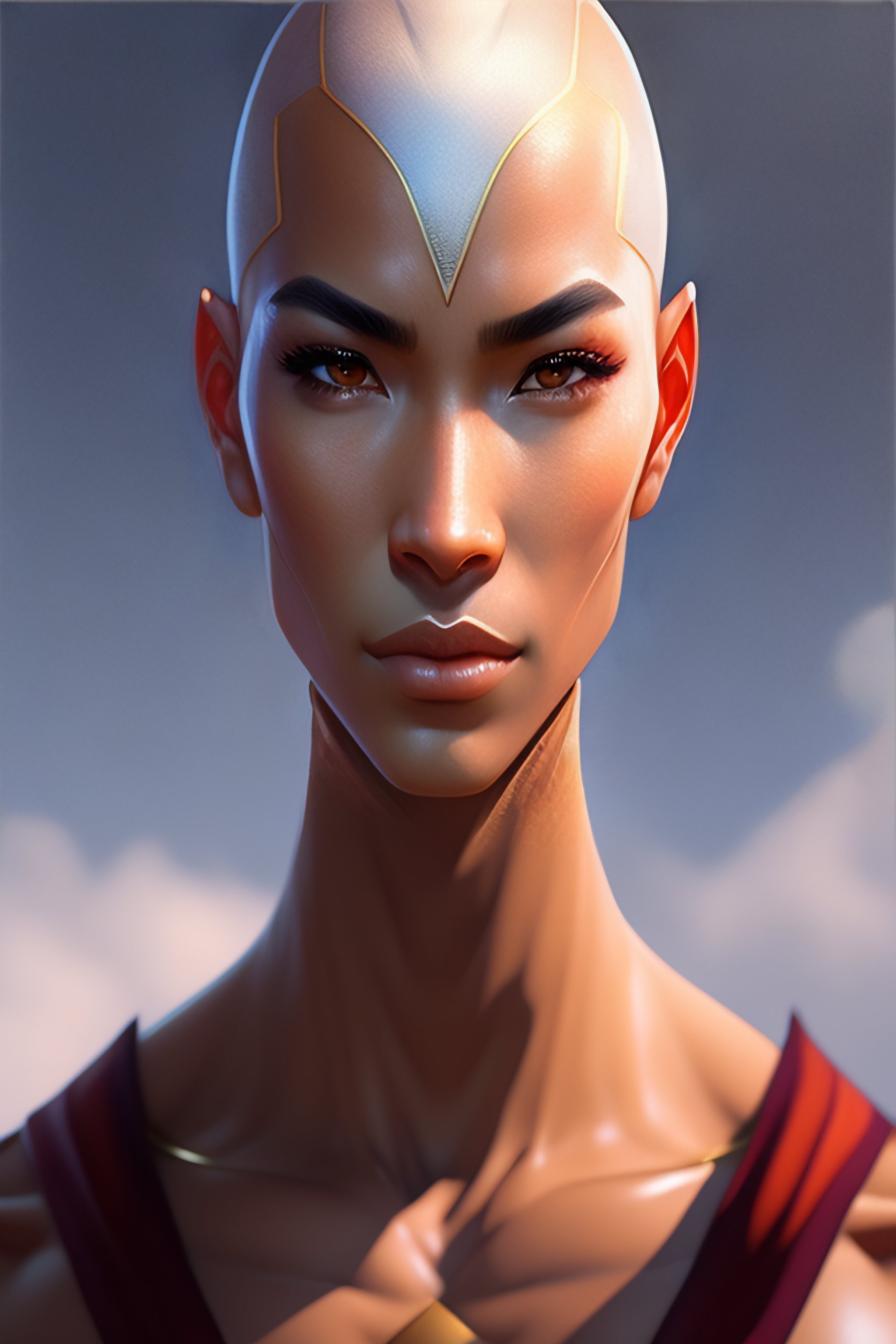 Lexica - A portrait of Aang , made by Stanley Artgerm Lau, WLOP ...
