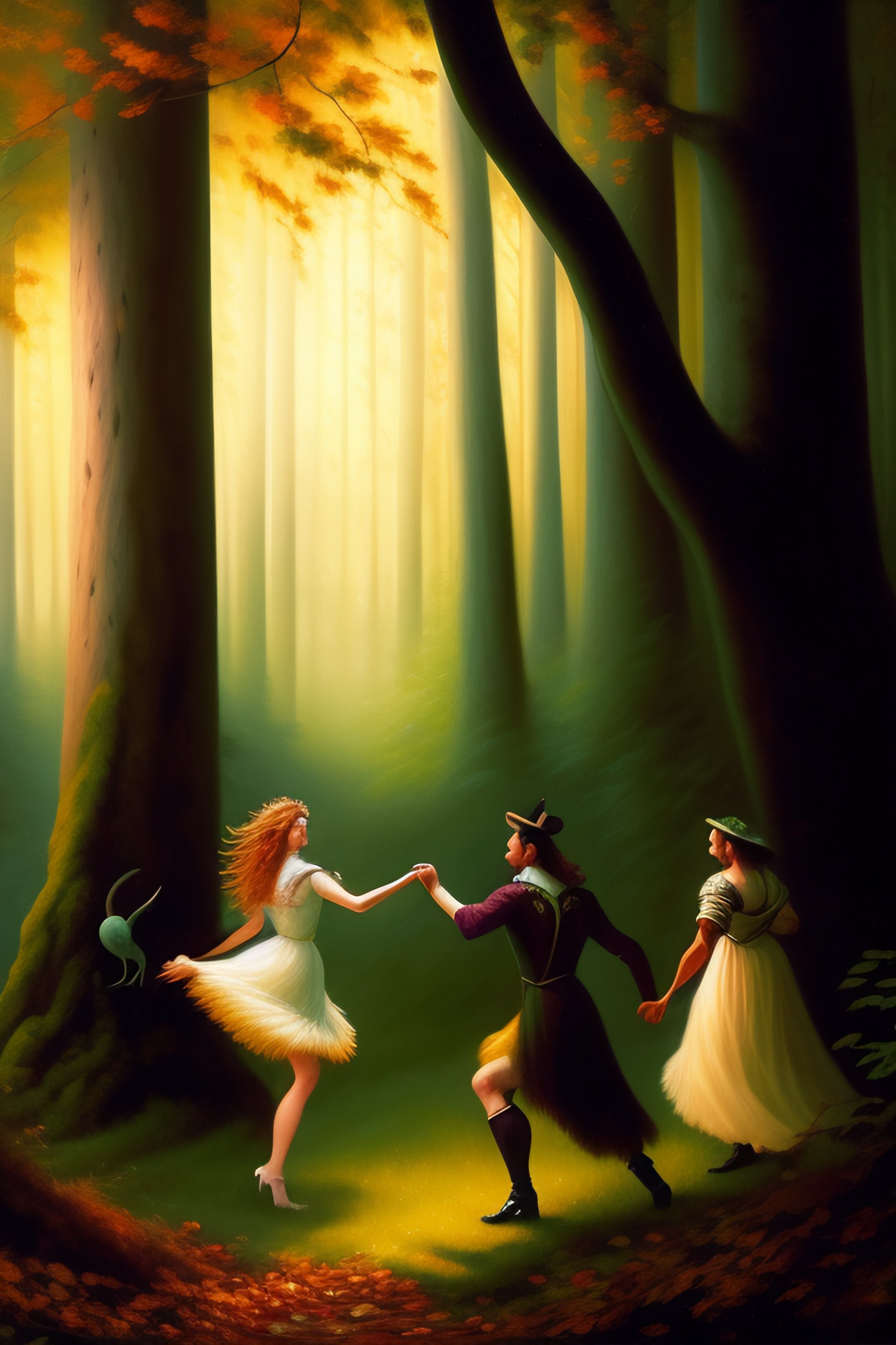 Lexica - Witches and satyrs dancing in the forest