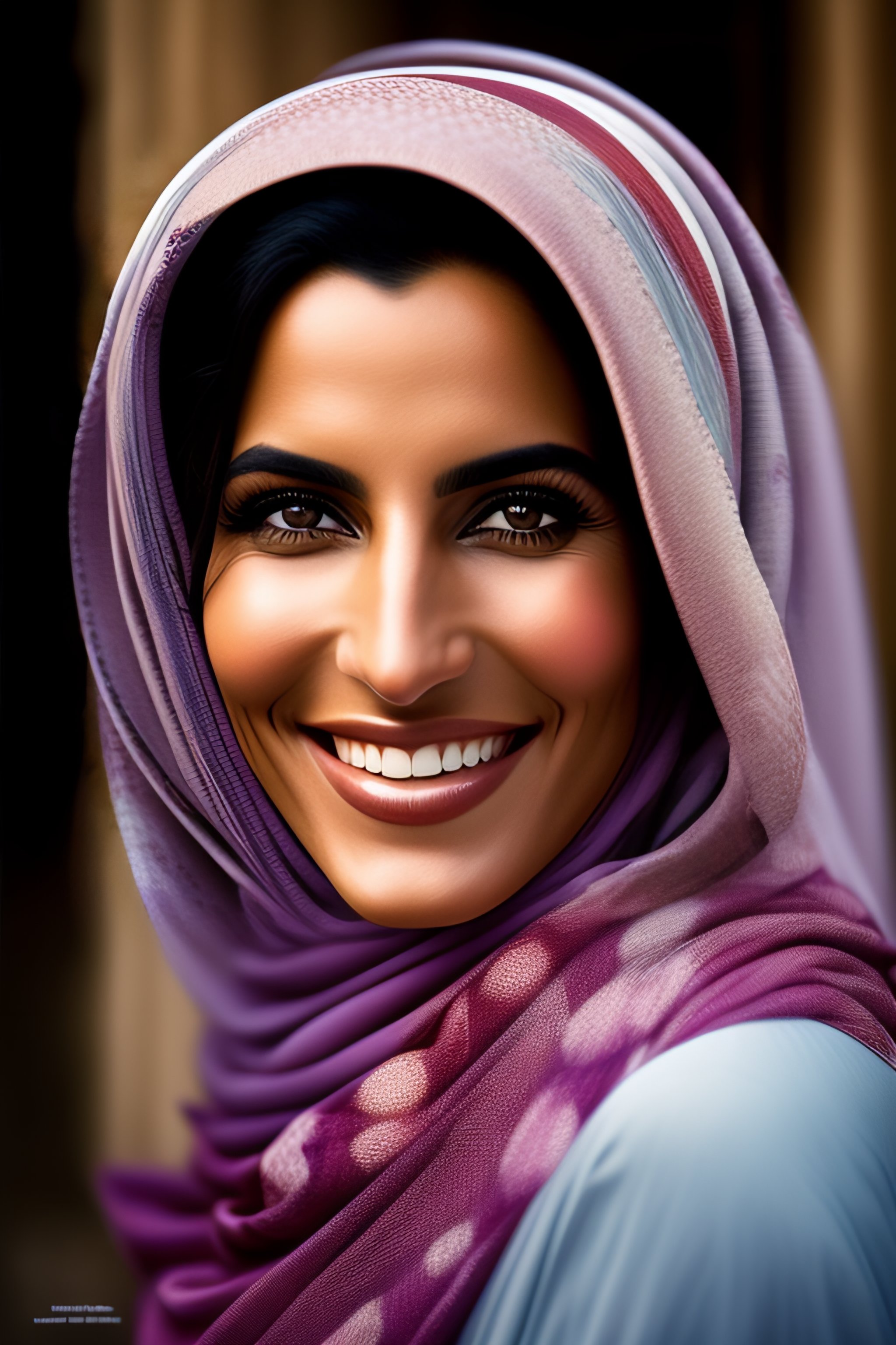 Lexica - Outdoor photography of a happy, modern saudi-arabian beautiful ...