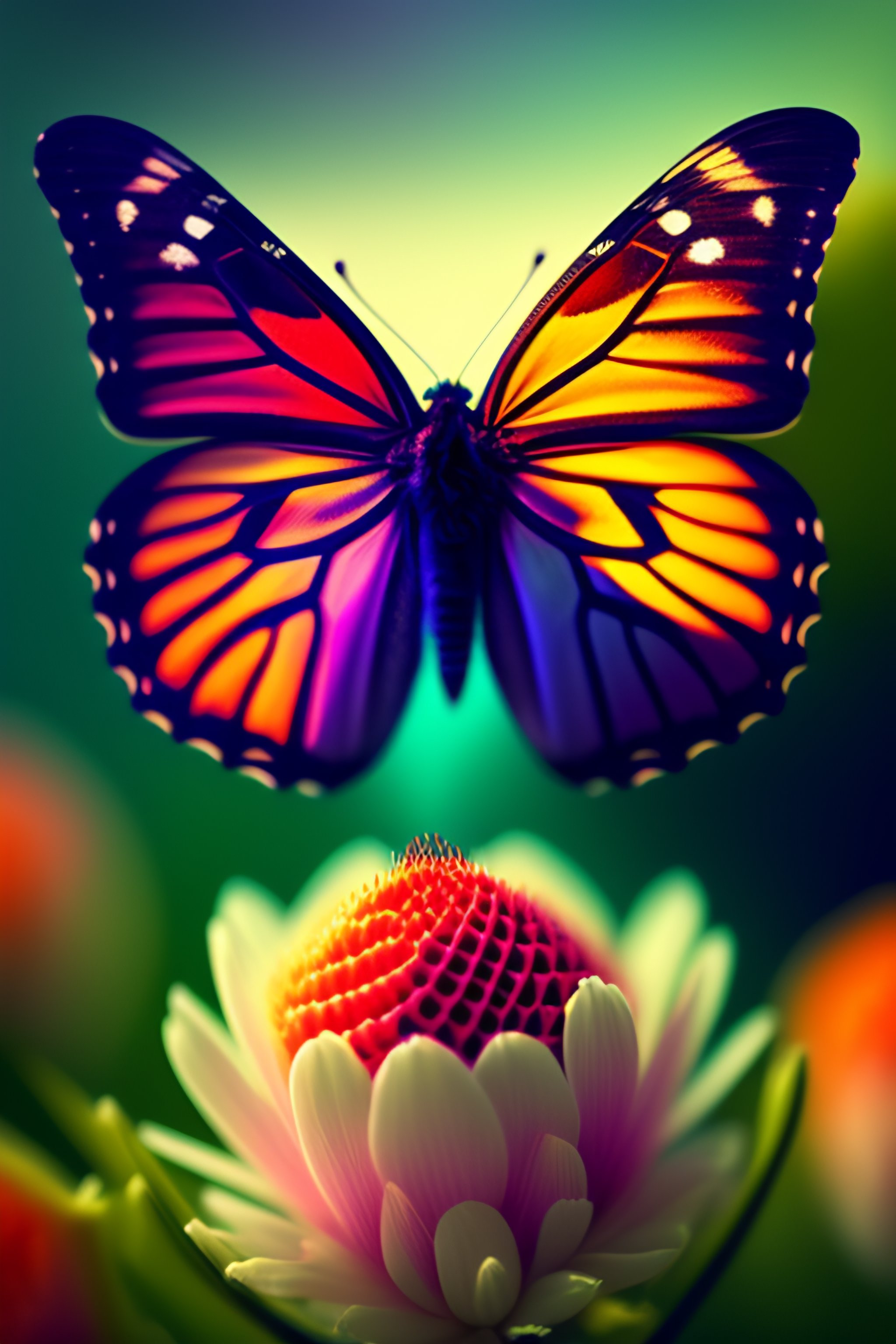 Lexica - Vomiting butterflies girl