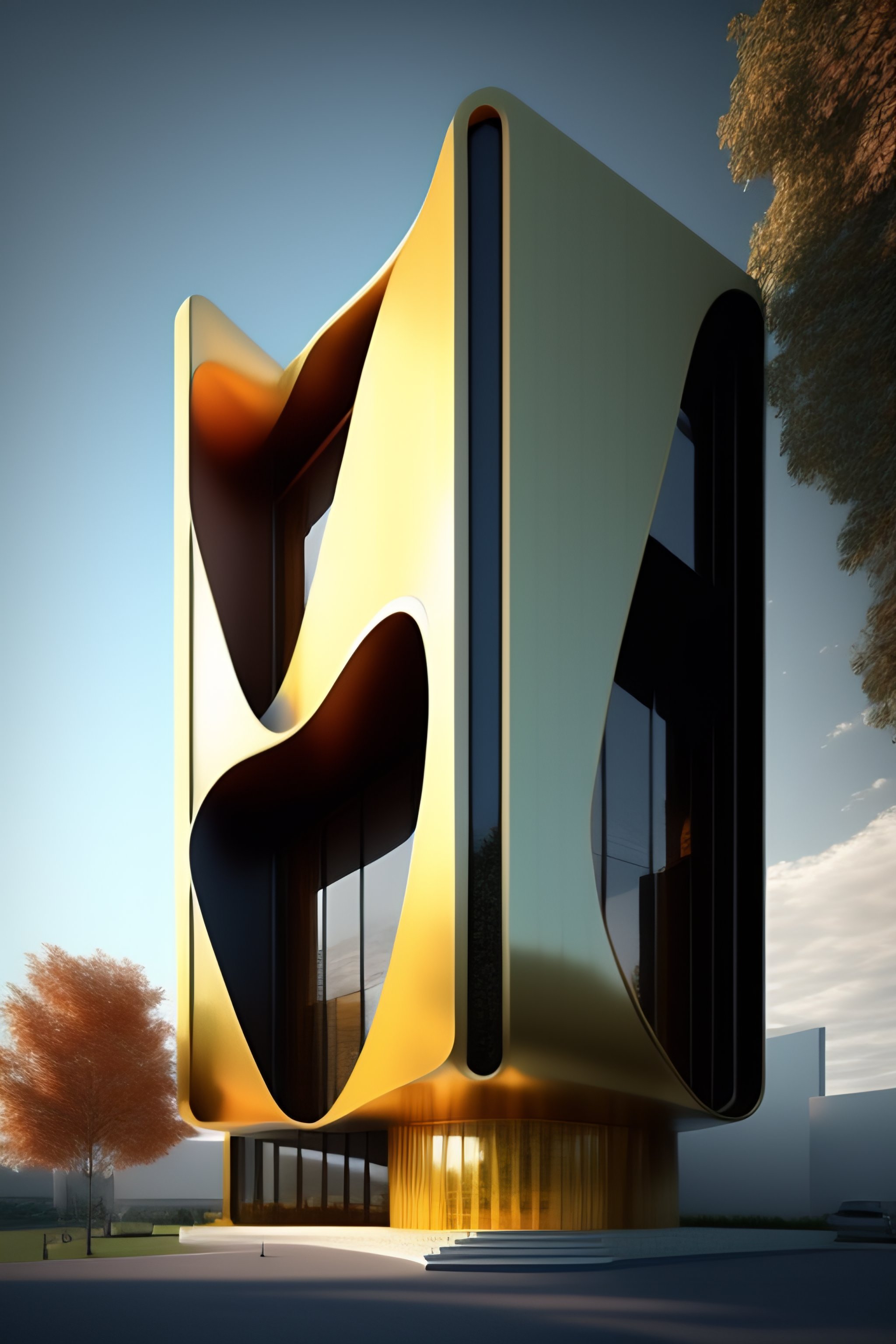 Lexica - Avantgarde architectural facade design