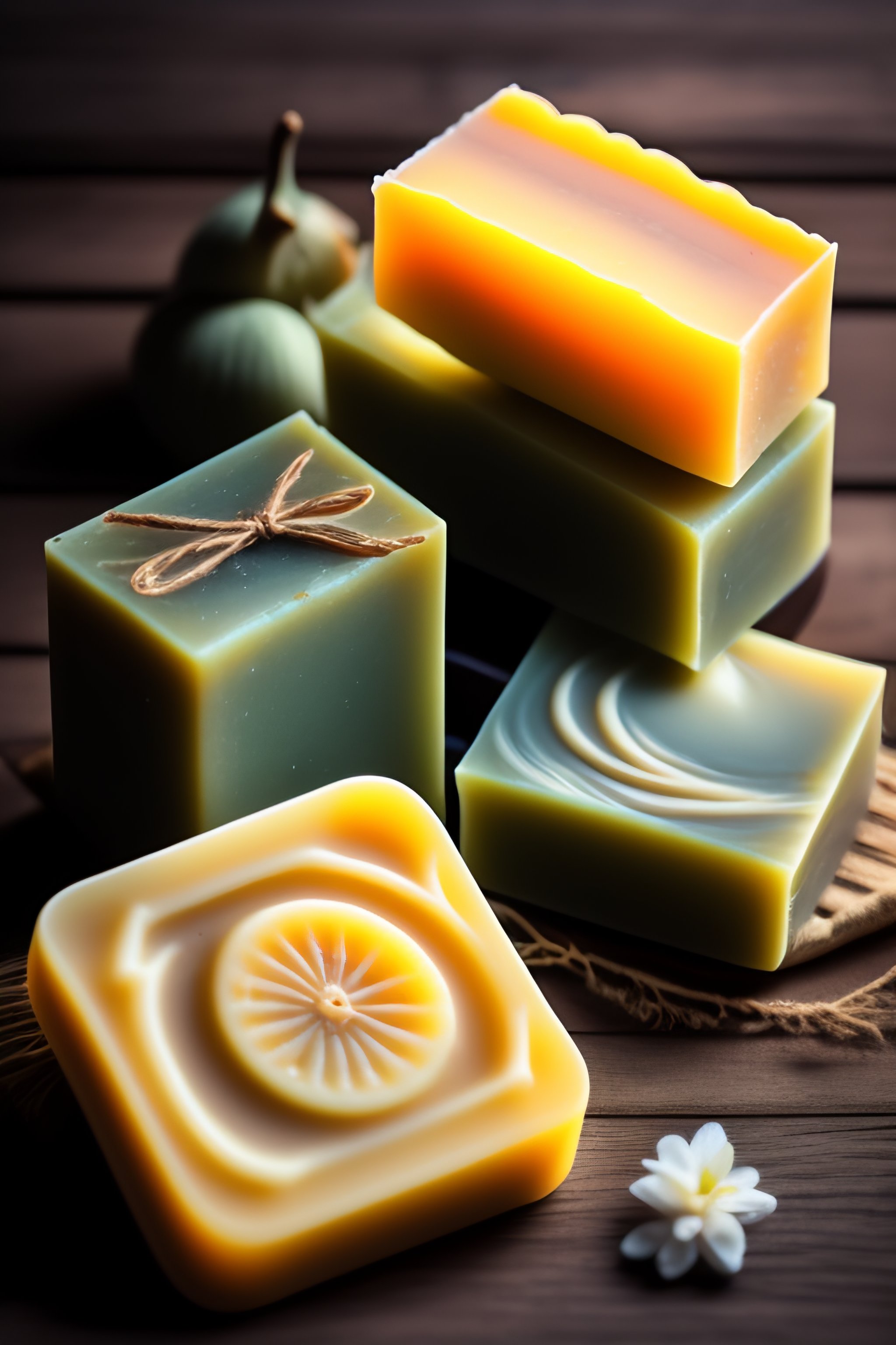 Lexica - Expensive handmade soap in eco packaging, craft, on a white ...