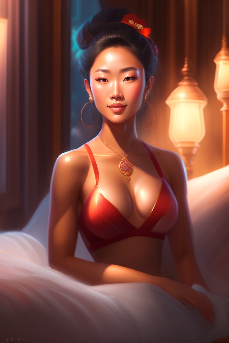 Lexica - Stunning woman, Asian physique, cinnamon color skin, social media influencer, highly ...