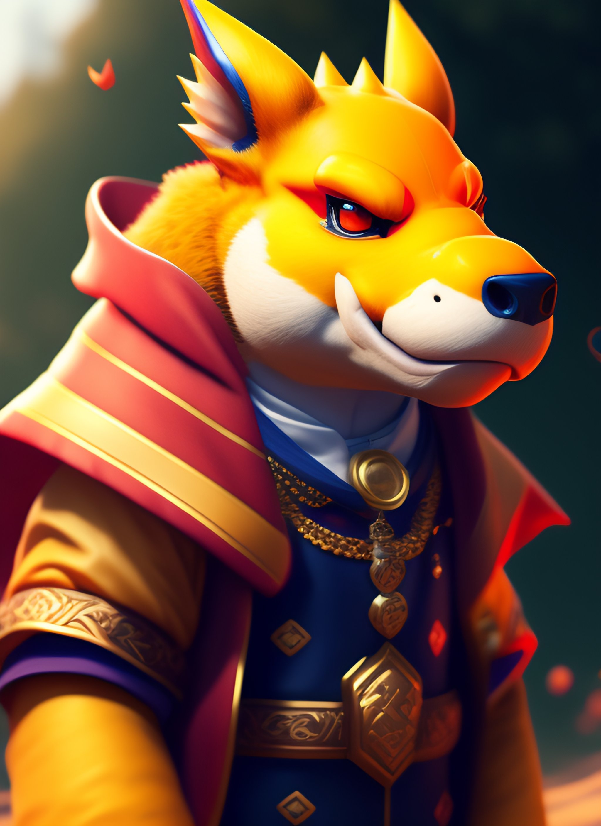 Lexica - Portrait of Bowser Jr., colorful fantasy landscapes, colorful ...