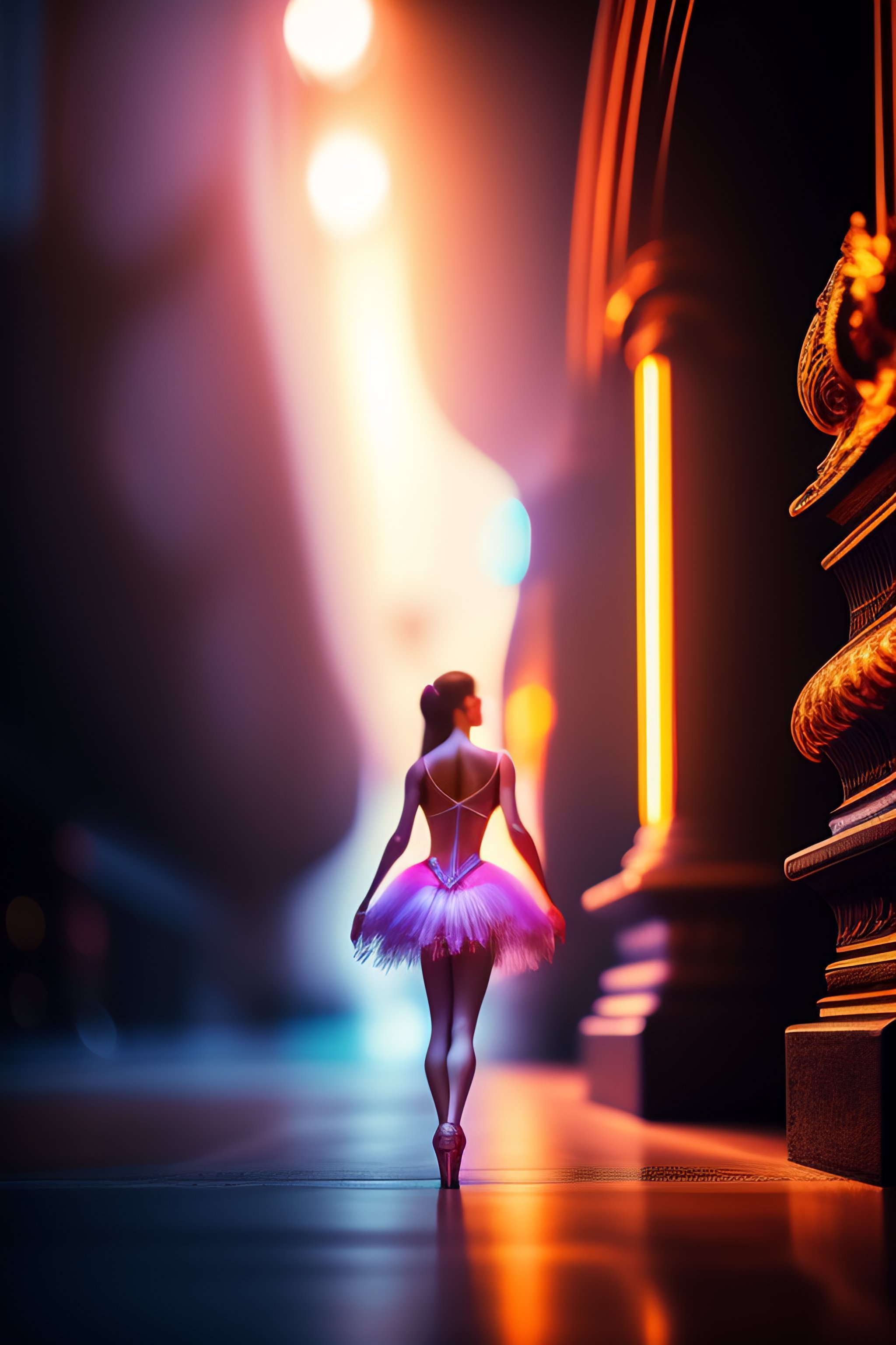 Lexica - Ballerina,fantasy, cyberpunk, neon, hyper-realistic, ultra ...