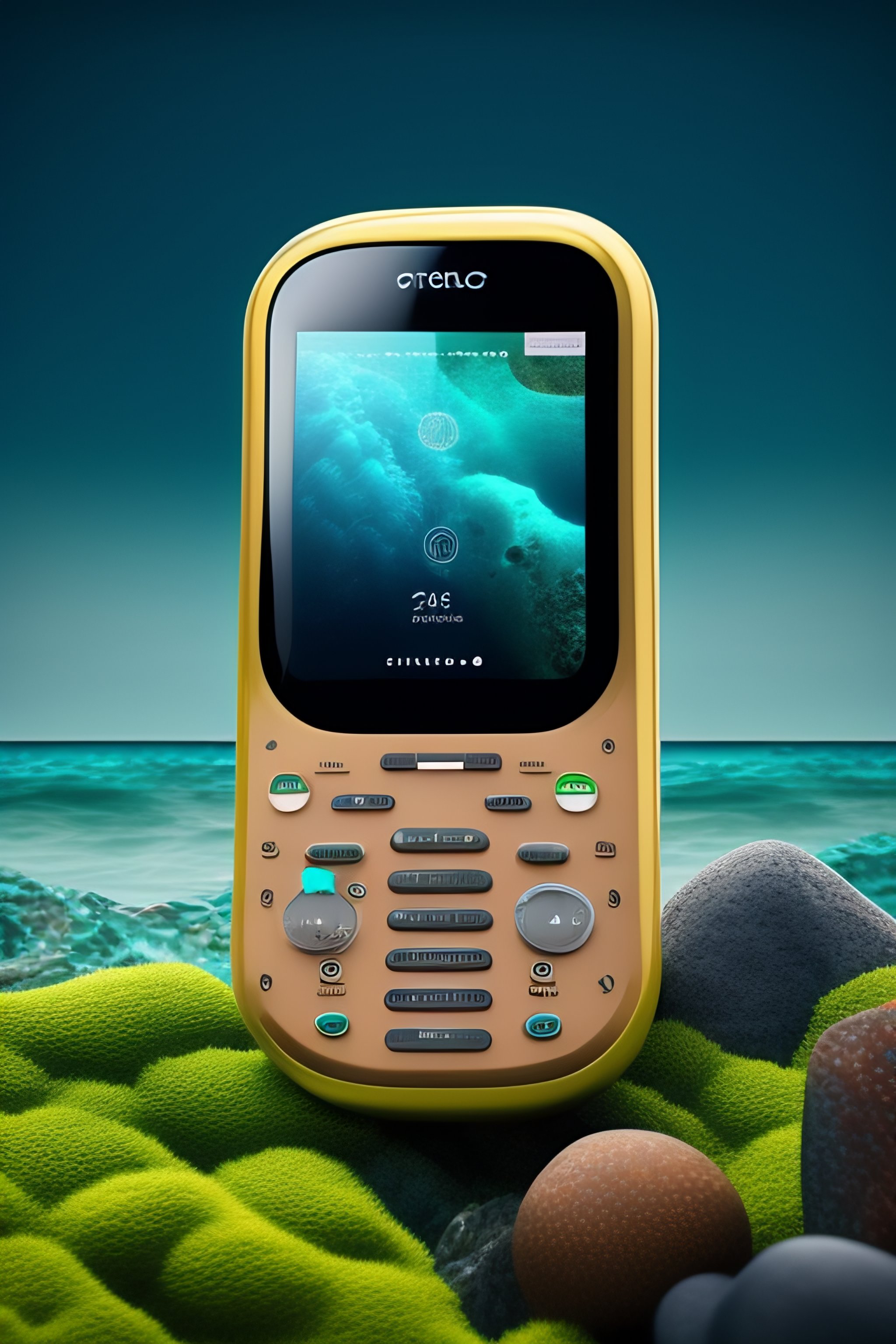Lexica - A futuristic cell phone Inspired by the ocean floor with the ...