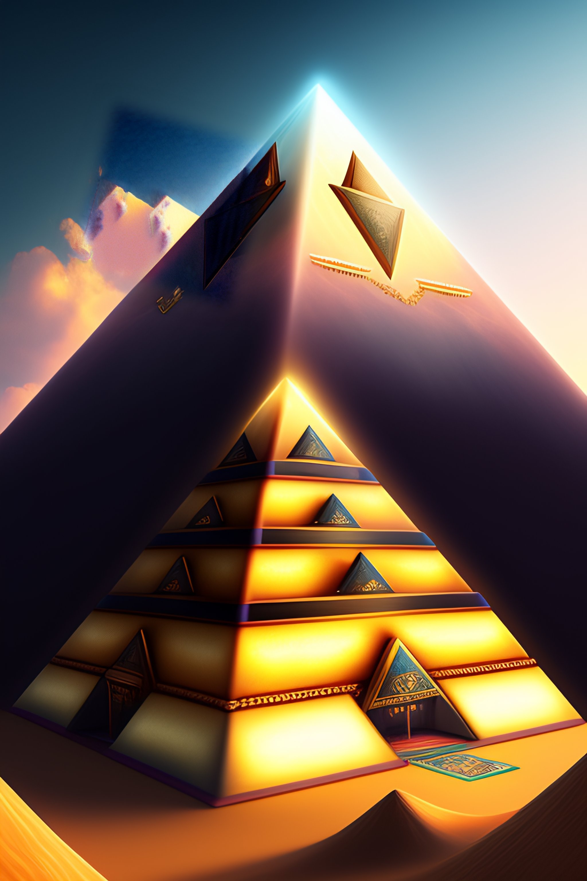 Lexica - PYRAMID IN COUNTRY, CONCEPT ART