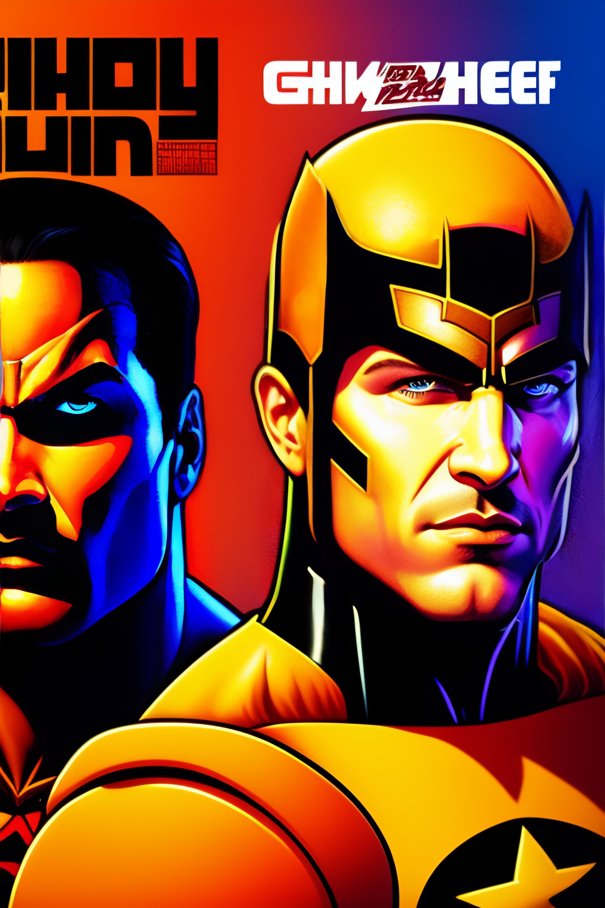 Lexica - Super Heroes buying groceries, Headshot, Symmetrical face ...