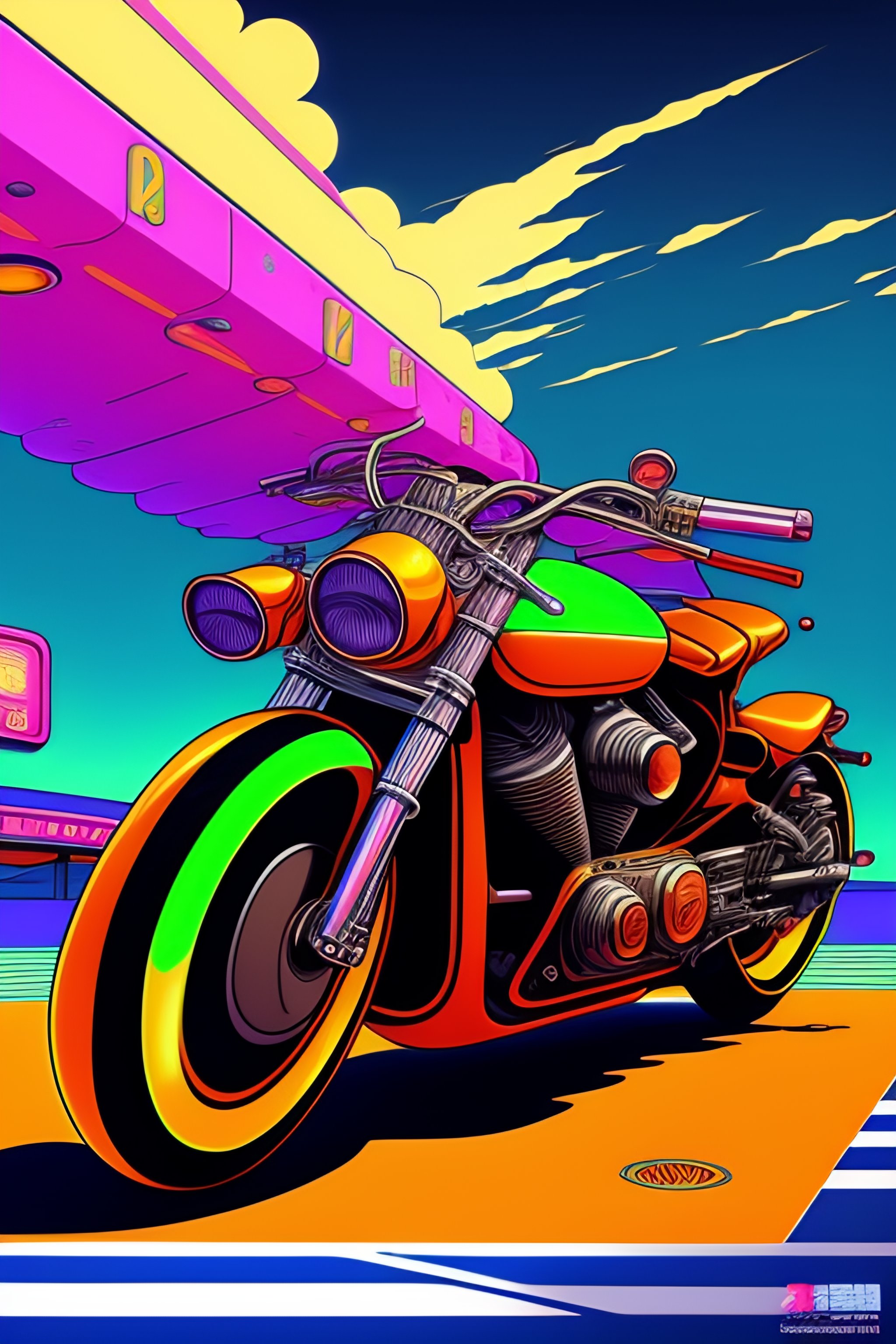 Lexica - In the style of 90's vintage anime, surrealism, akira style ...