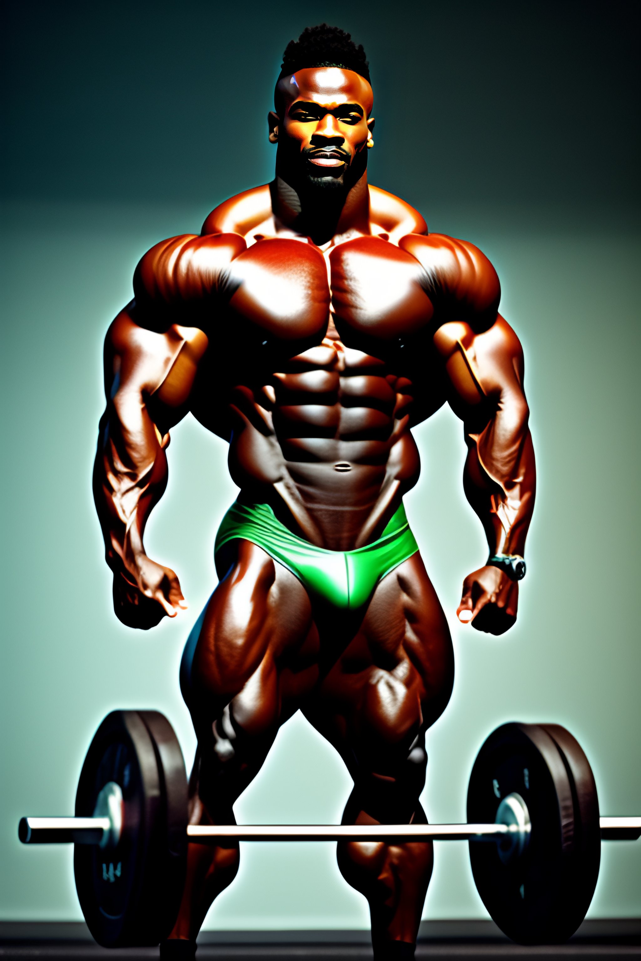 Lexica - Vegan bodybuilder green
